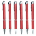 6 Pcs Retractable Ballpoint Pen 1.0mm Writing Pen Metal Ballpoint Pen ...