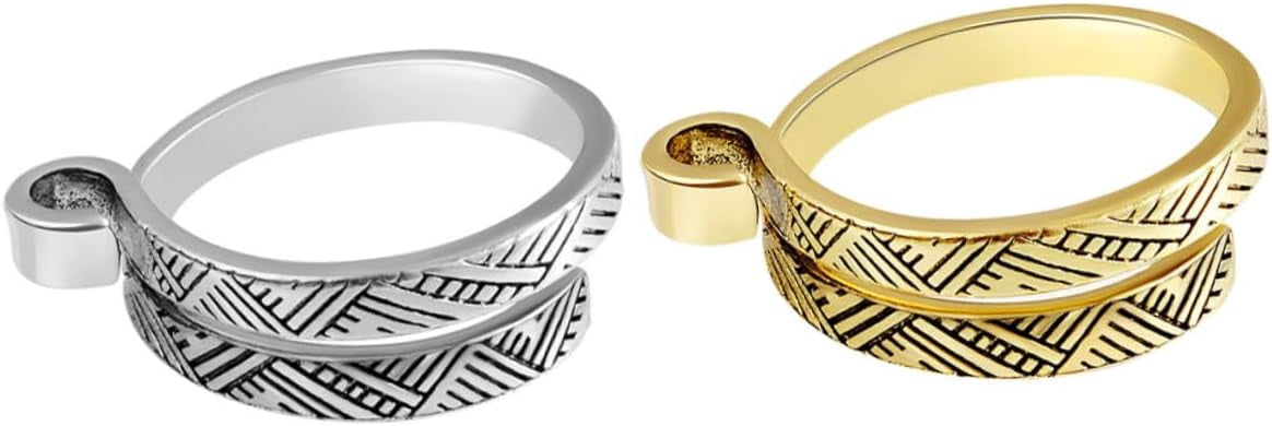 6 Pcs Open Crochet Ring Quilting Tools Knitting Crochet Ring Open ...