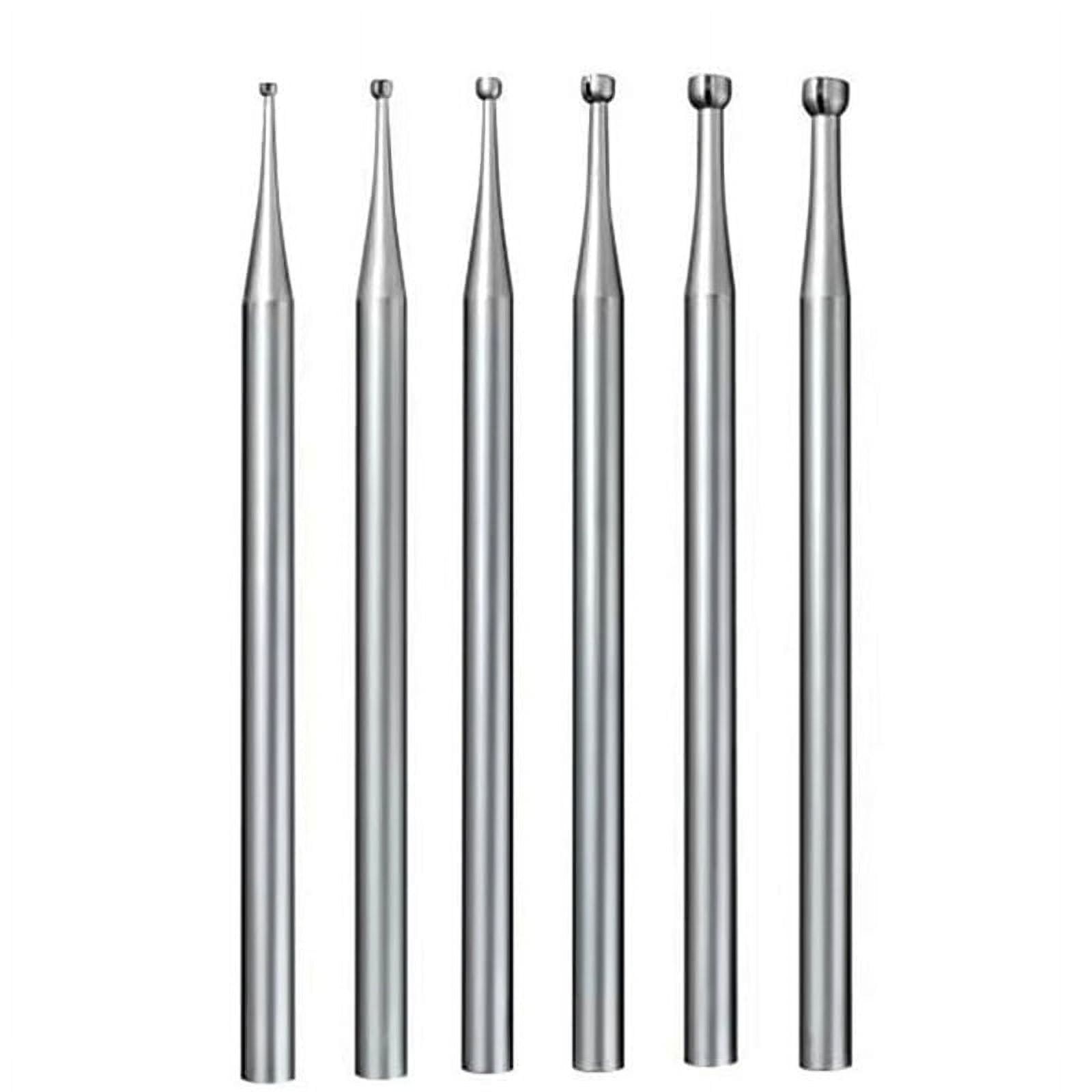 6 Pcs Open Mouth Cup Burr - 3/32 Inch Shank Jewelry Setting Burs Wire ...