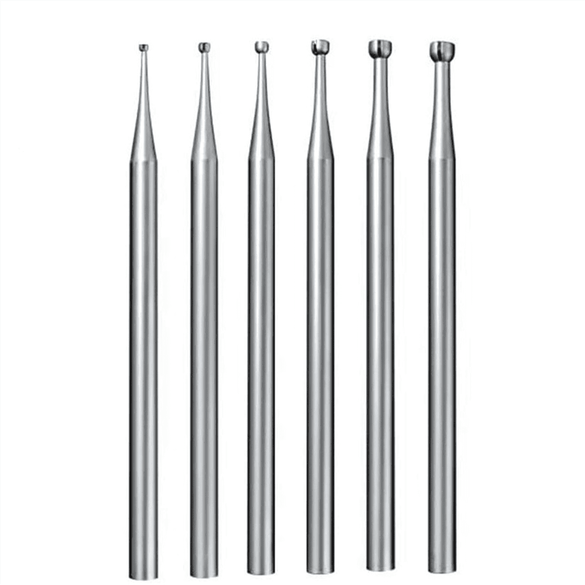 6 Pcs Open Mouth Cup Burr - 3/32 Inch Shank Jewelry Setting Cup Burs ...