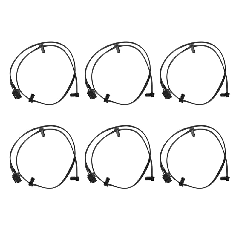 6 Pcs PCIe 6 Pin 1 to 3 Molex IDE Power Supply Cable Modular PSU 4 Pin ...