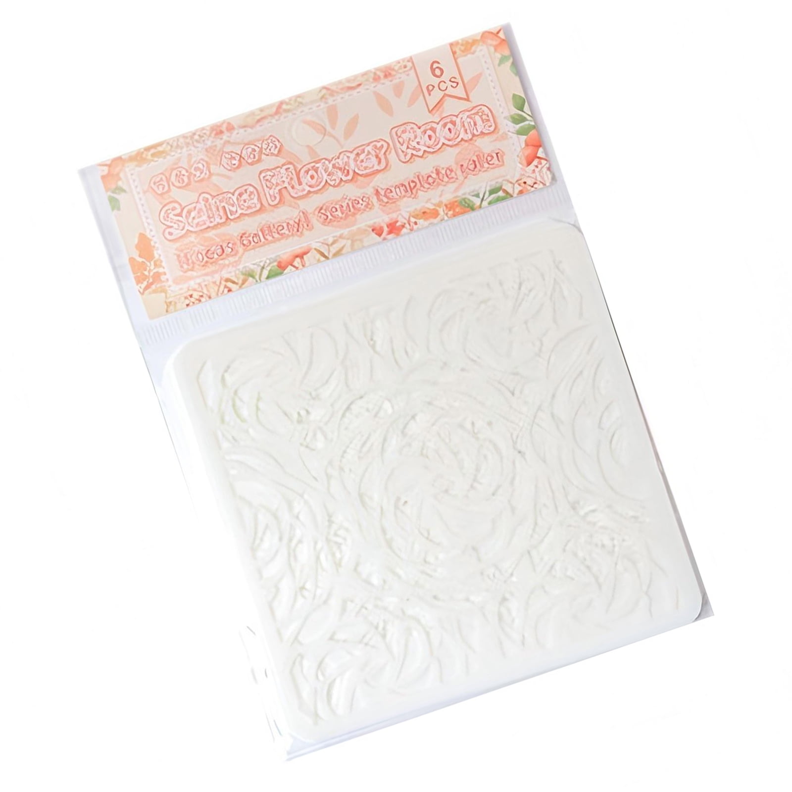 6 Pcs PET Drawing Templates Flowers Stencils Art and Craft Stencils For ...