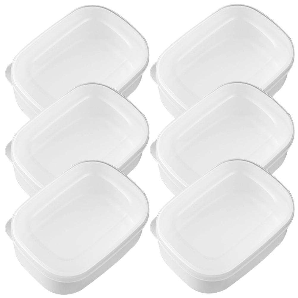 6 Pcs Packing Crisper Containers for Fruit Food Kitchen Accessory Meal ...
