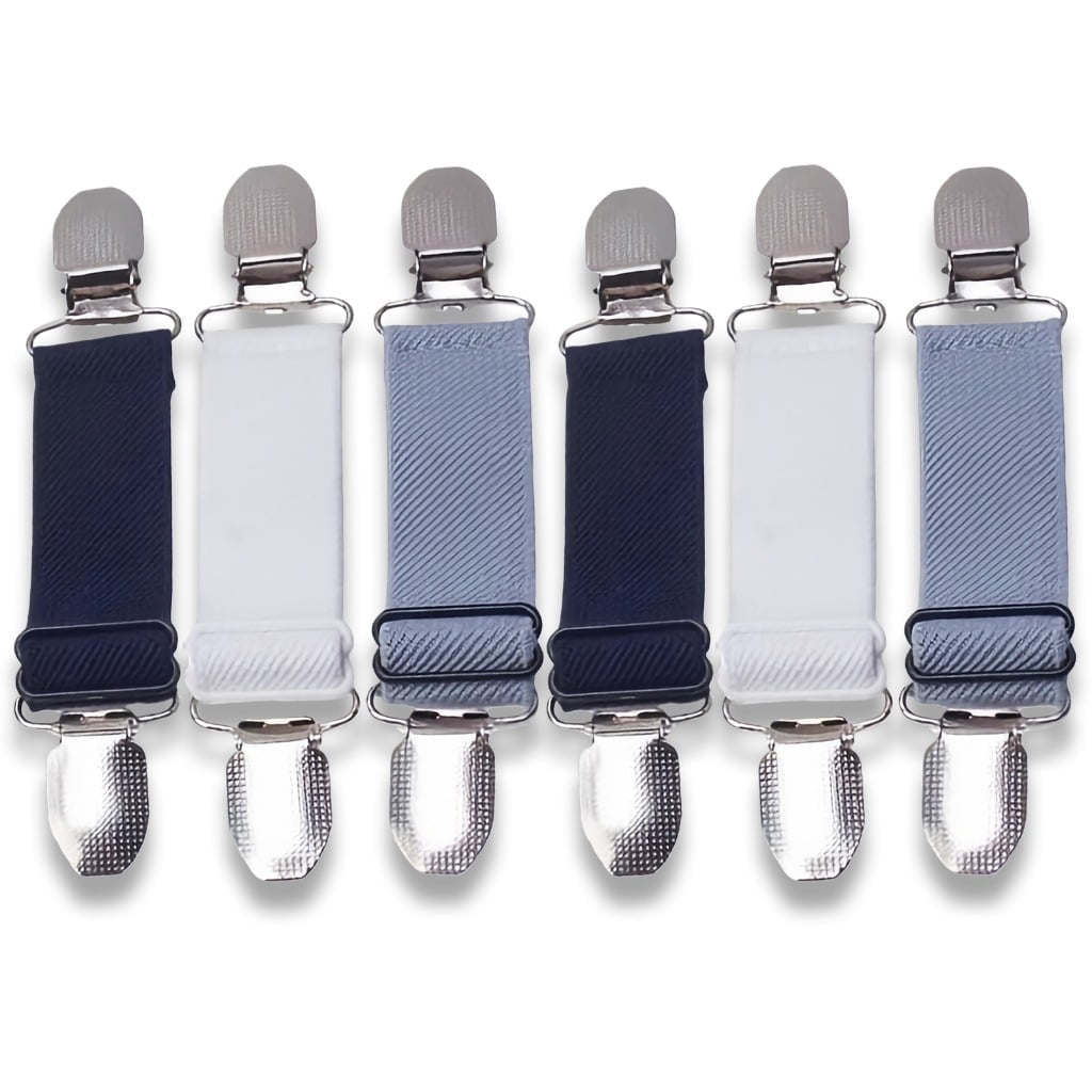 6 Pcs Pant Waist Tightener Waist Cinch Clip Belt Adjustable Elastic ...