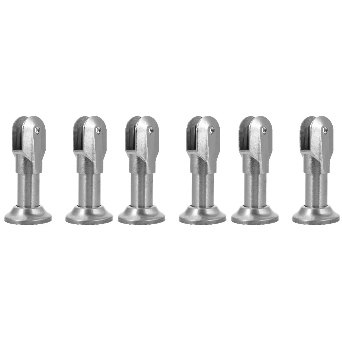 6 Pcs Partition Bracket Feet Restroom Alloy Support Leg Public ...