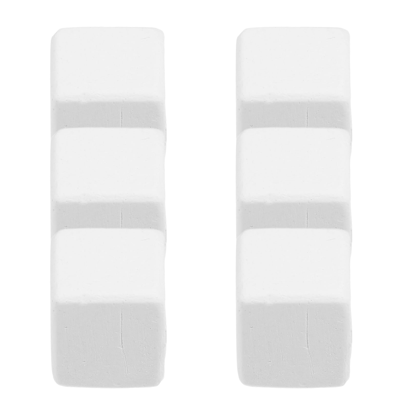 6 Pcs Pet Mineral Blocks Hydroponic Tray Hermit Crab Super Large White ...