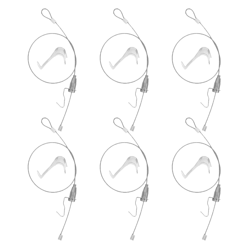 6 Pcs Picture Hanging Wire Rope Picture Hanging System Picture Rail ...