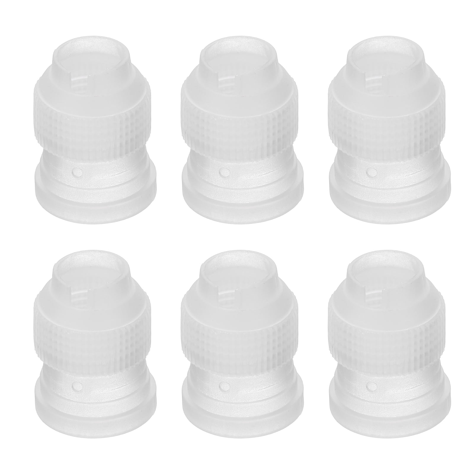 6 Pcs Piping Tip Coupler, Small Couplers Icing Frosting Piping Bag Cake ...