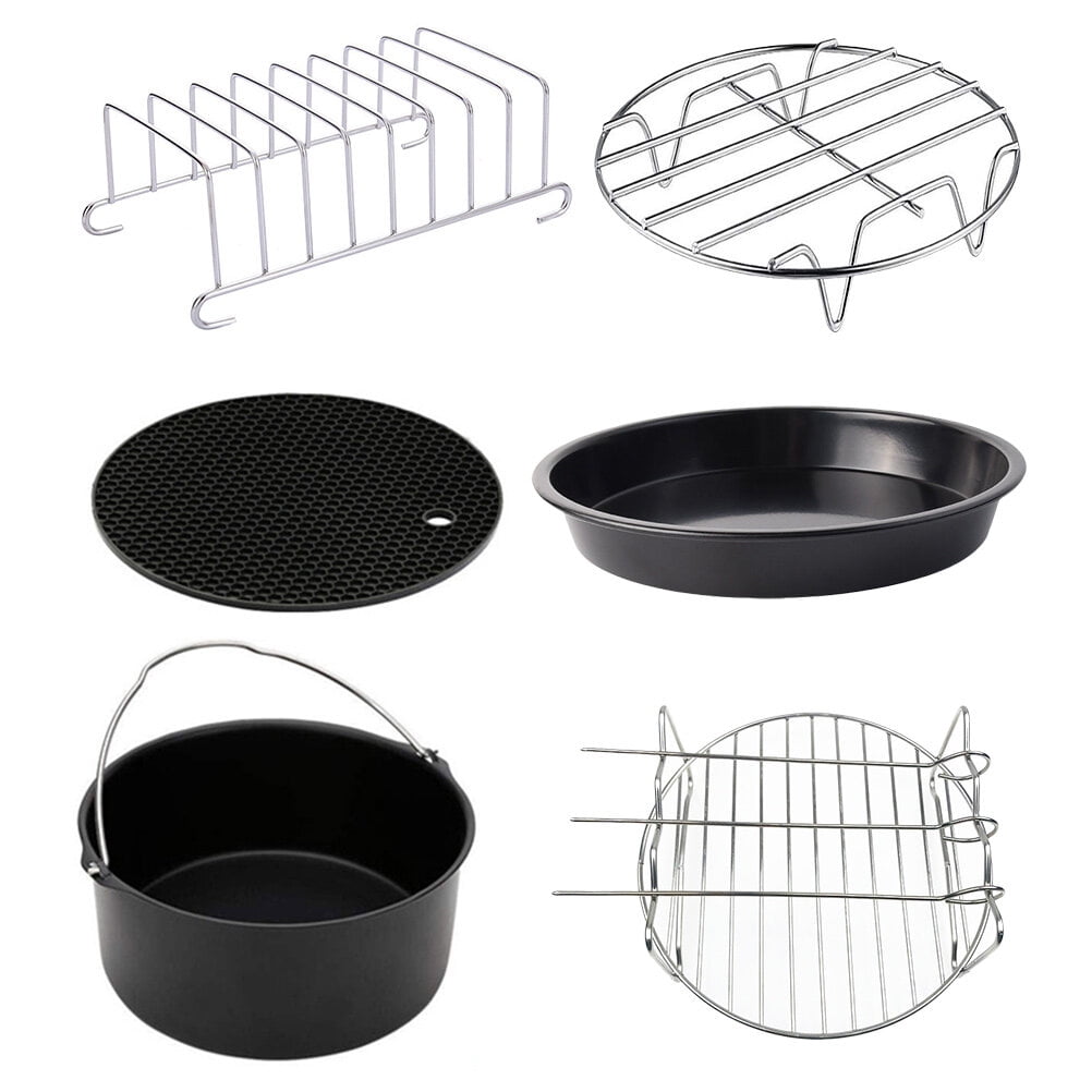 6 Pcs Pizza Air Fryer Accessories Practical Kitchen Cooker Tool Set ...