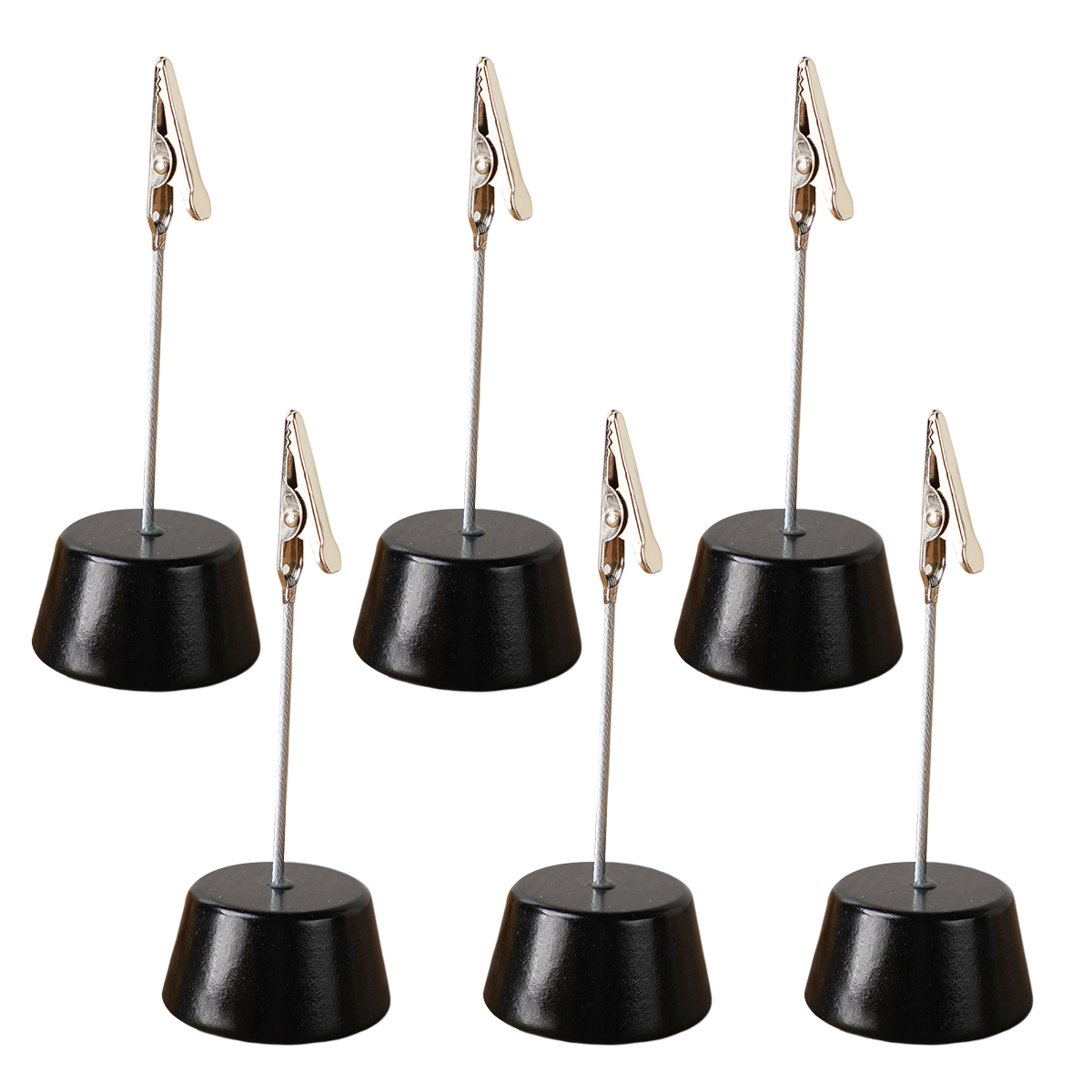 6 Pcs Place Card Holder Photo Memo Clips Holders With Alligator Clamp ...