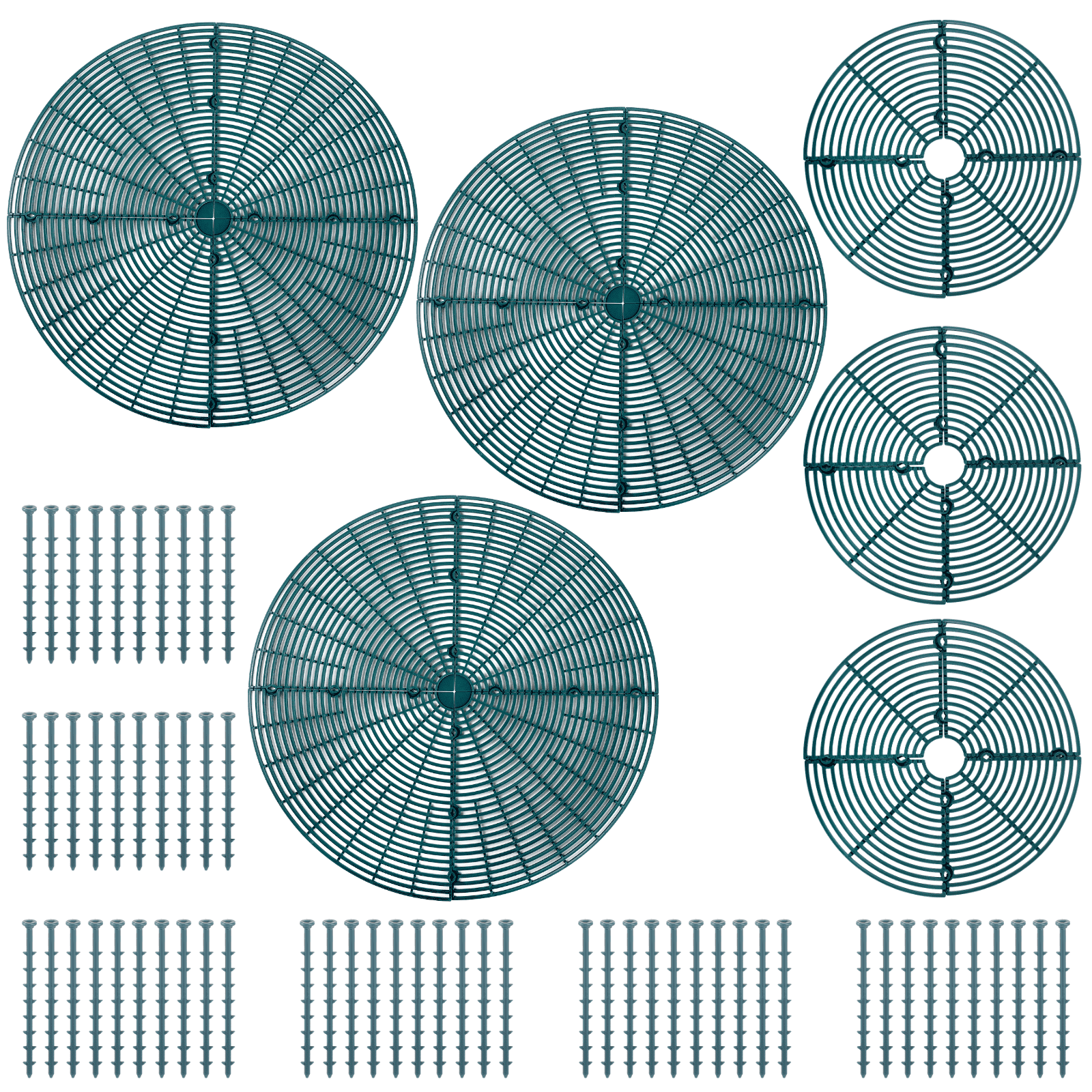 Cuttable Plant Pot Grids with Stakes - Pet Digging Stoppers, Adjustable ...