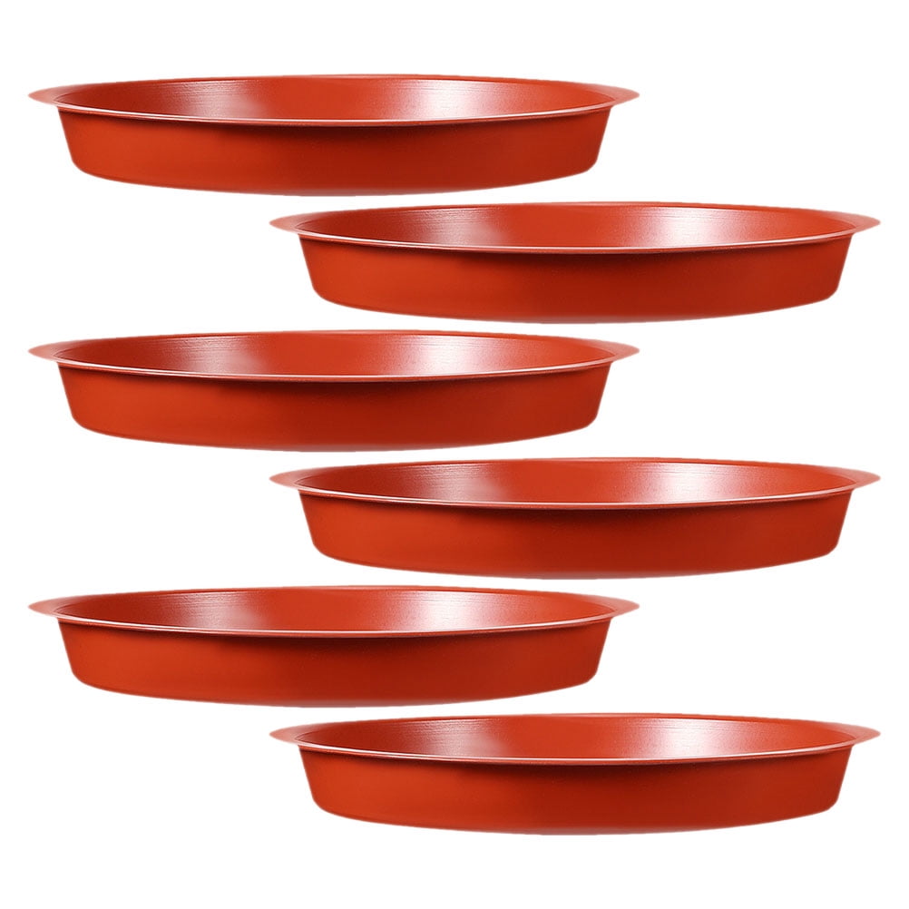 6 Pcs Plant Tray Drip Tray Bonsai Pot Saucer Round Shaped Plant Saucer ...