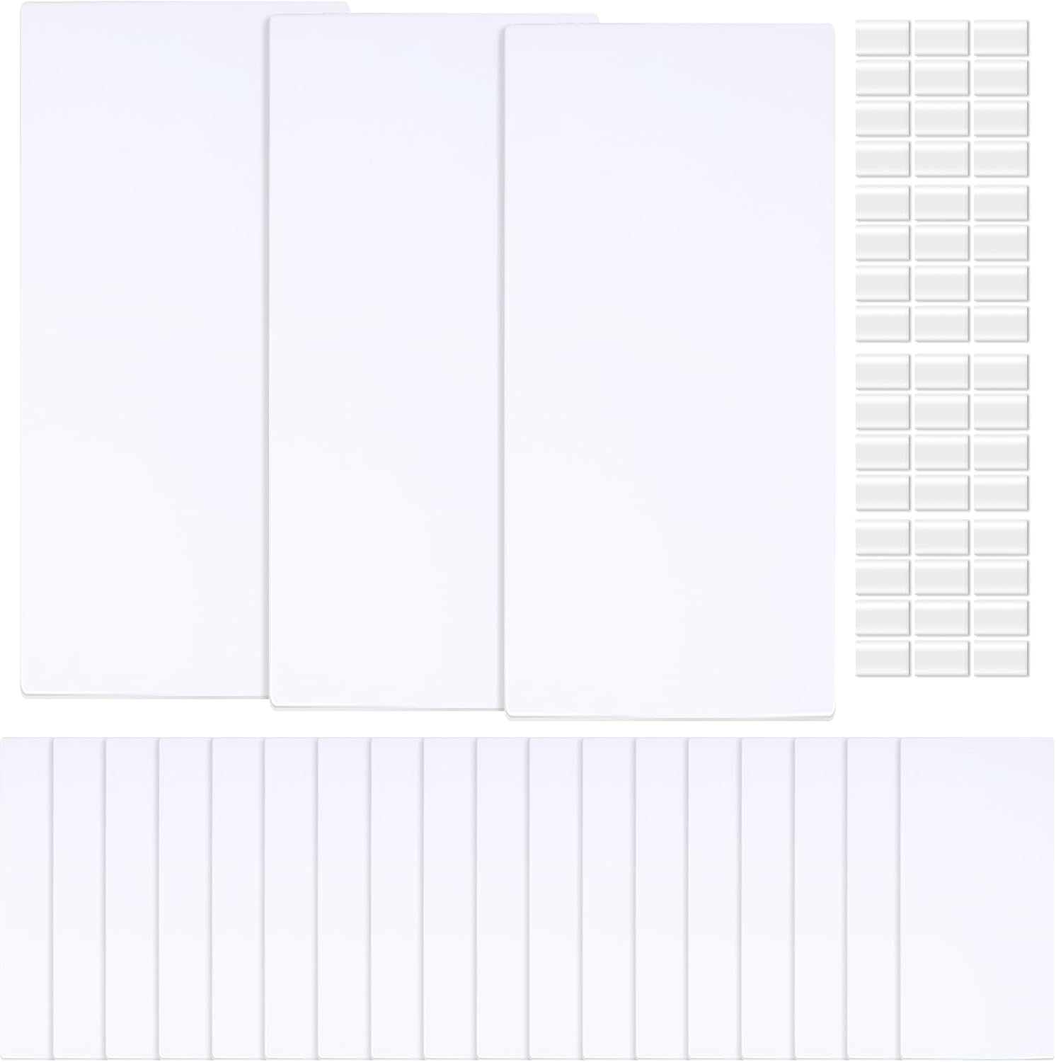 6 Pcs Plastic Flat Blank Plate Wall Hole Cover Ceiling Cover Plate ...