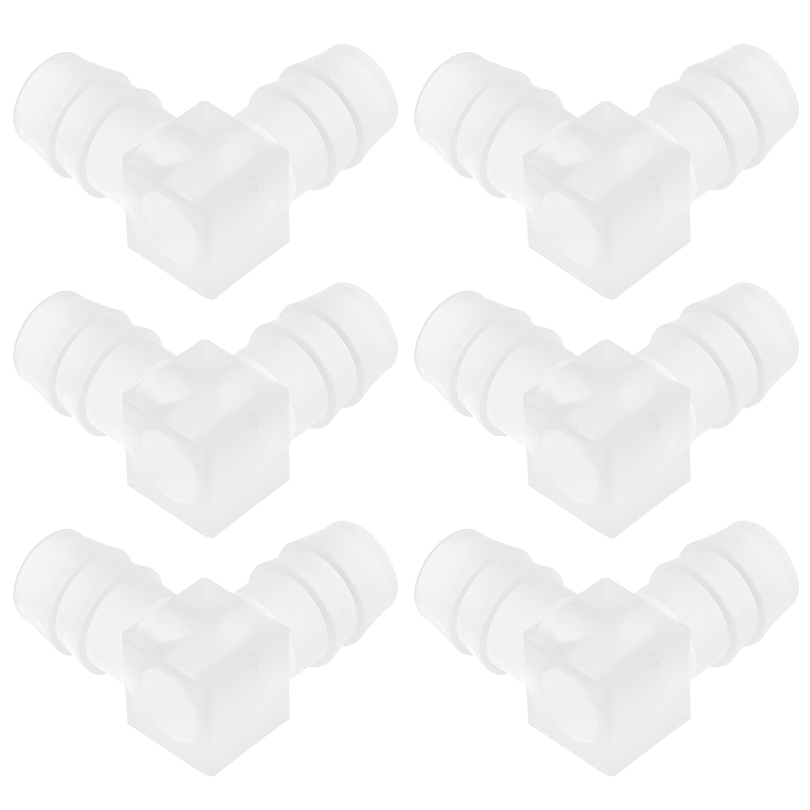 WHAMVOX Plastic Hose Elbow Connector for Connecting PVC PU Rubber White ...