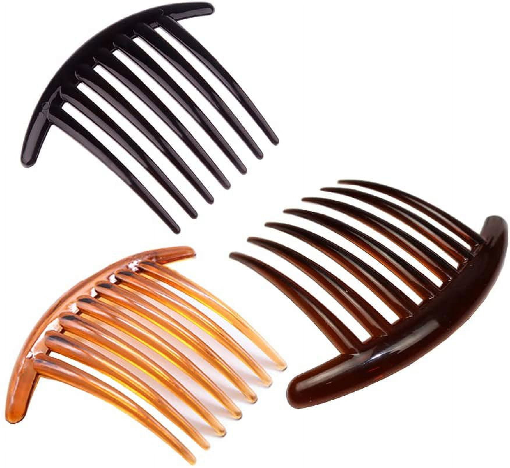 6 Pcs Plastic Side Hair Combs 7 Teeth Hair Combs French Twist Comb Hair ...