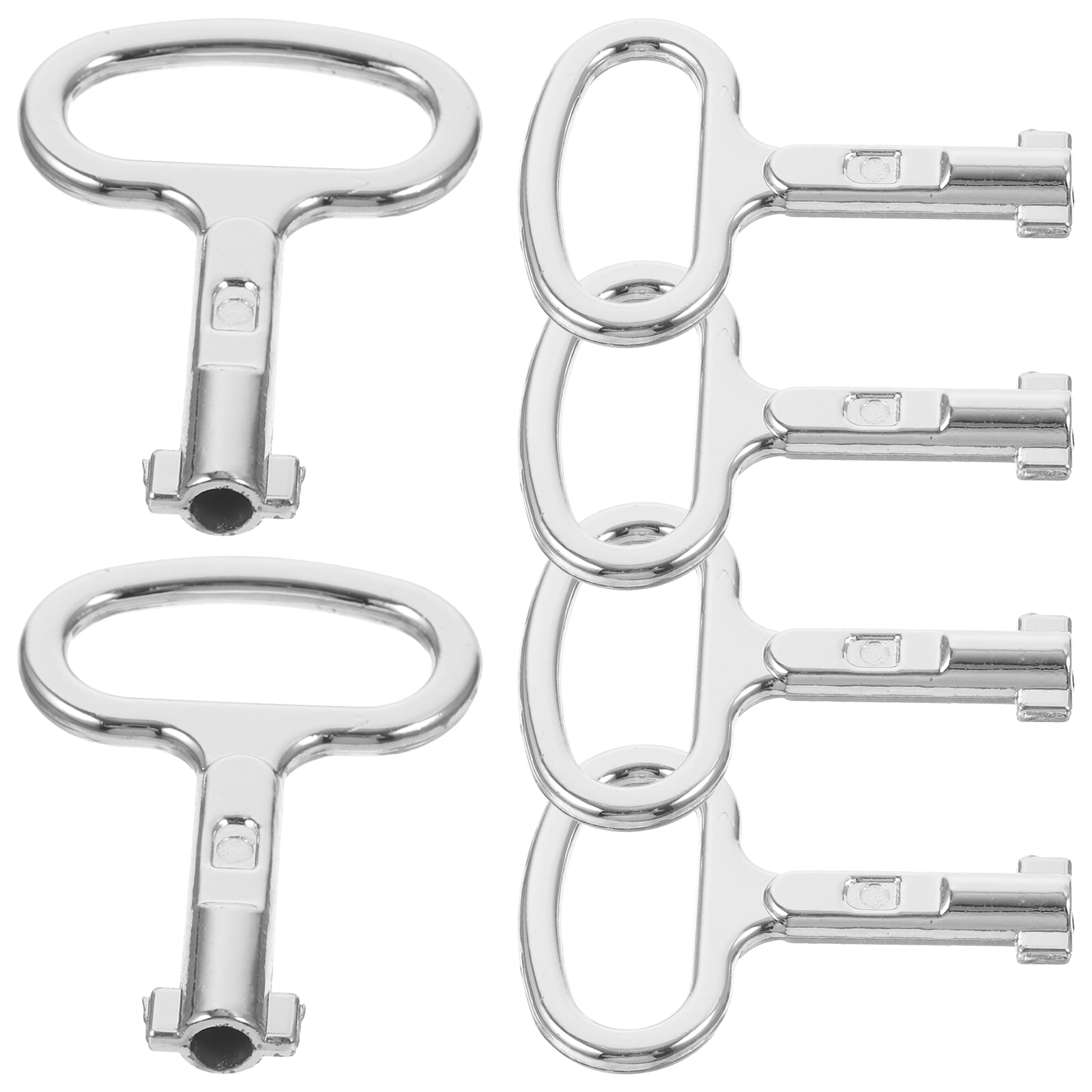 6 Pcs Plumbing Tools Elevator Keys Water Meter Valves Keys Radiator ...