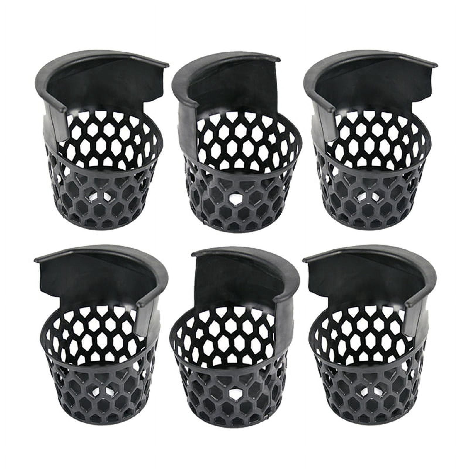 6 Pcs Pool Table Pockets Billiard Pockets Set Black Billiards Net Bag ...