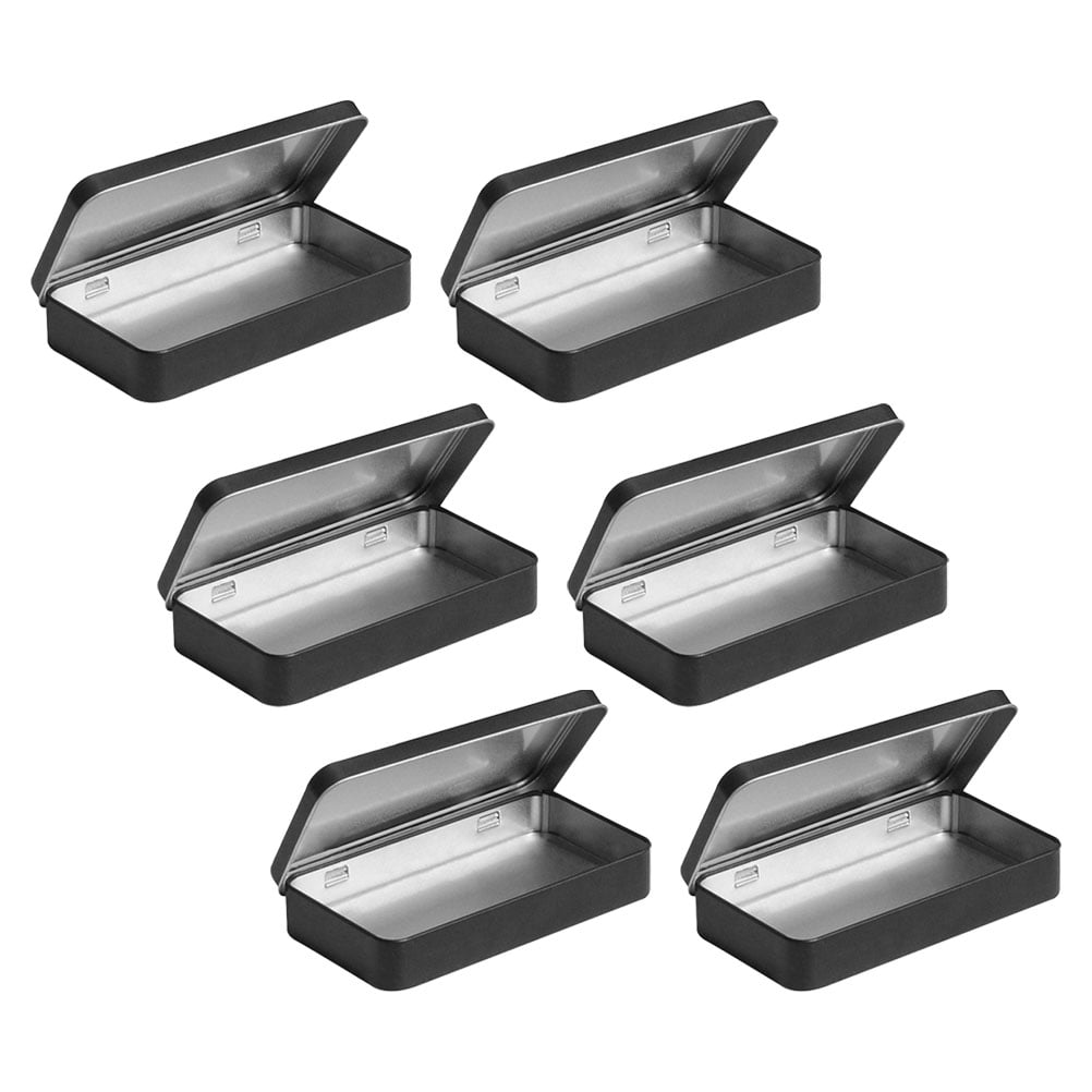 6 Pcs Portable Empty Box Container Storage Shelves Small Container ...