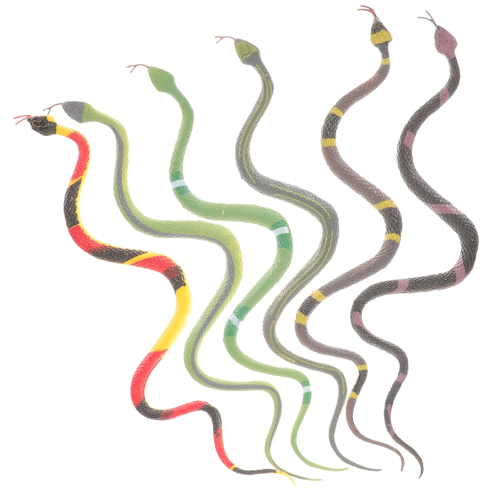 6 Pcs Portable Snake Toys Garden Model Game Water Toddler Child ...