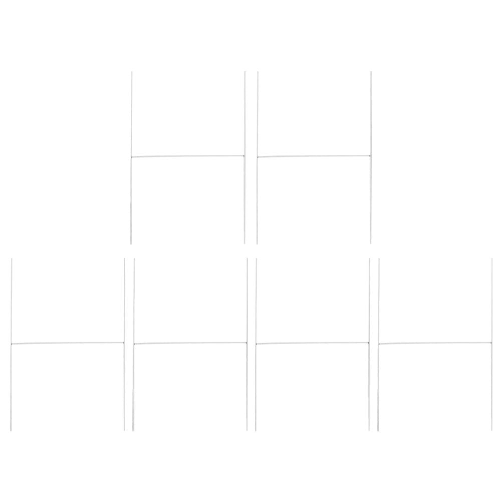 6 Pcs Poster Display Rack Advertising Frame Bracket White Stand ...