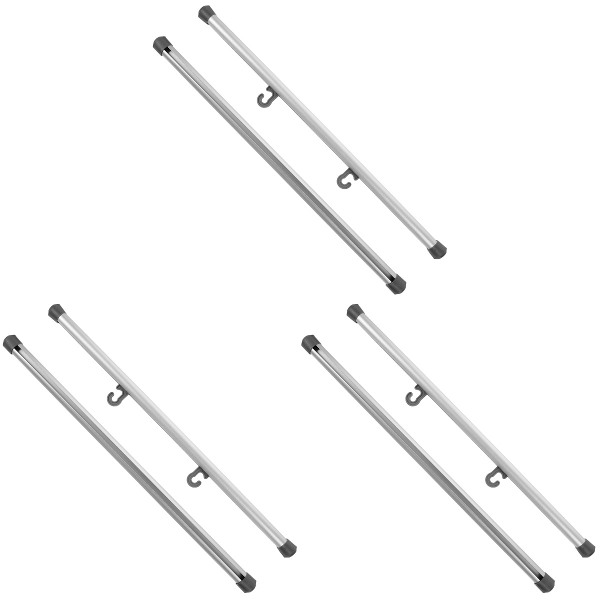 6 Pcs Poster Rod Clip Artwork Frames Painting Hanger Picture Holder ...