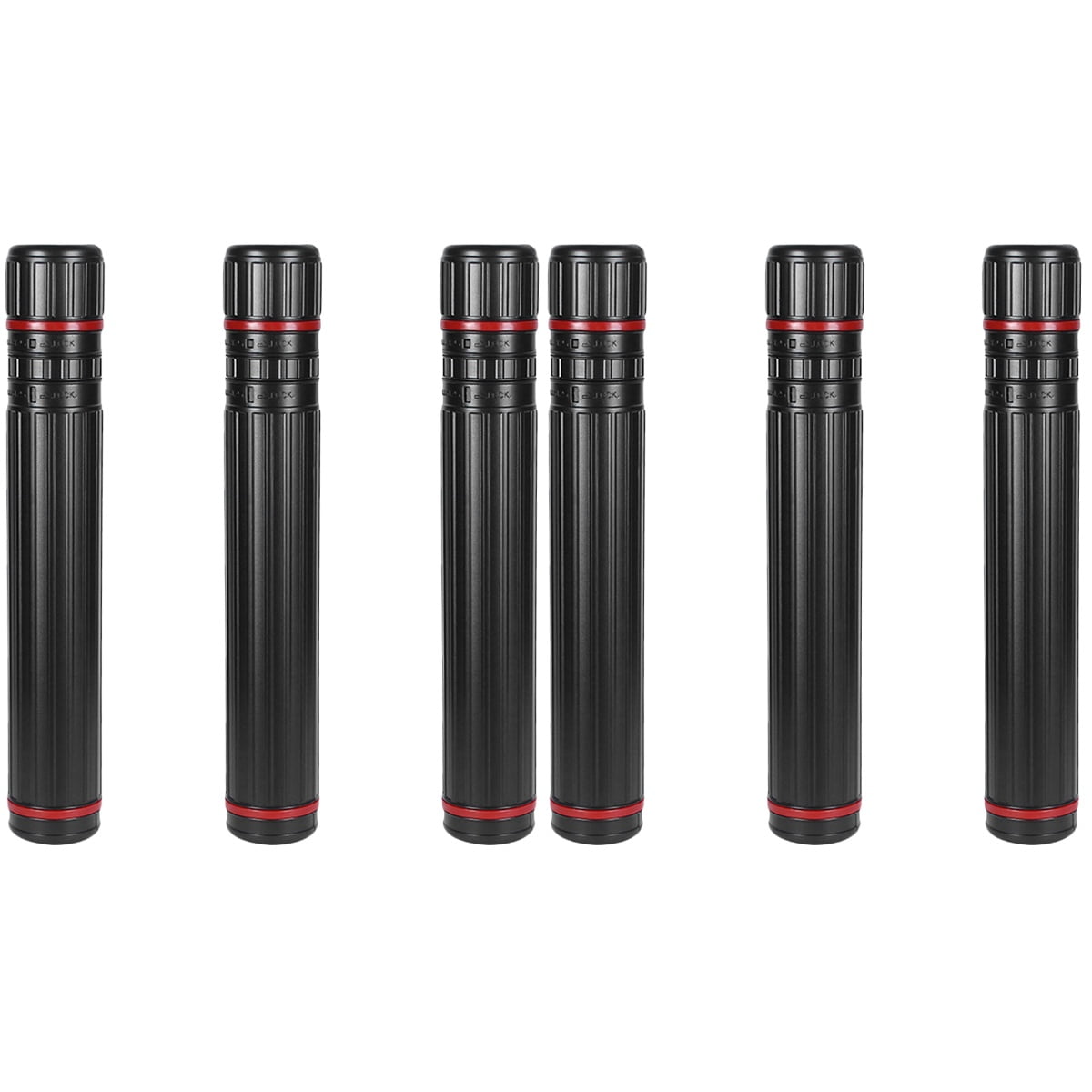 6 Pcs Poster Tube Extendable Poster Tube Plastic Reusable Drafting Tube ...