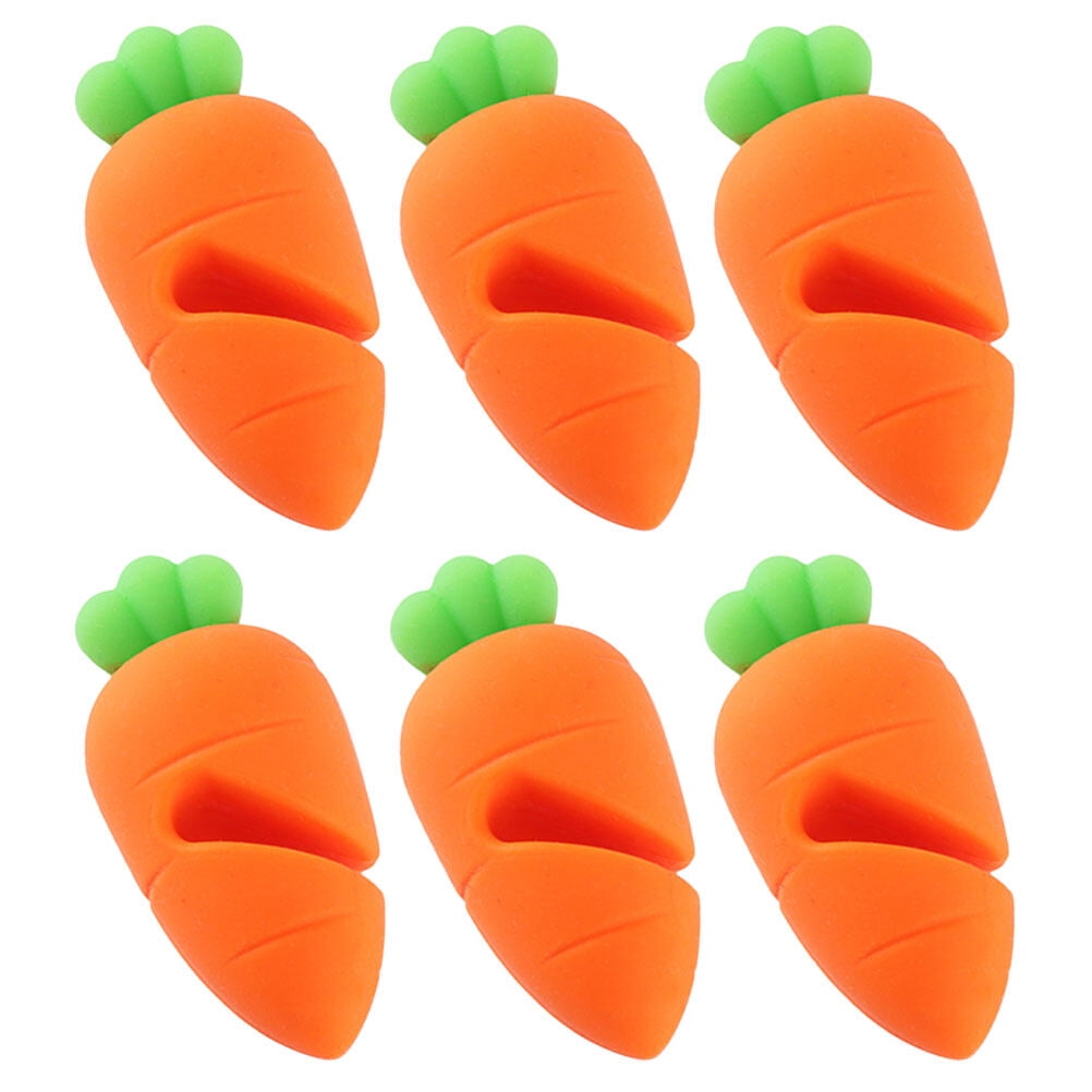 6 Pcs Pot Lid Overflow Preventer Carrot Boil Stoppers Spill-proof Lid ...