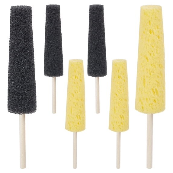 6 Pcs Pottery Stick Sponge Pottery Trimming Sculpture Tools for Artist ...