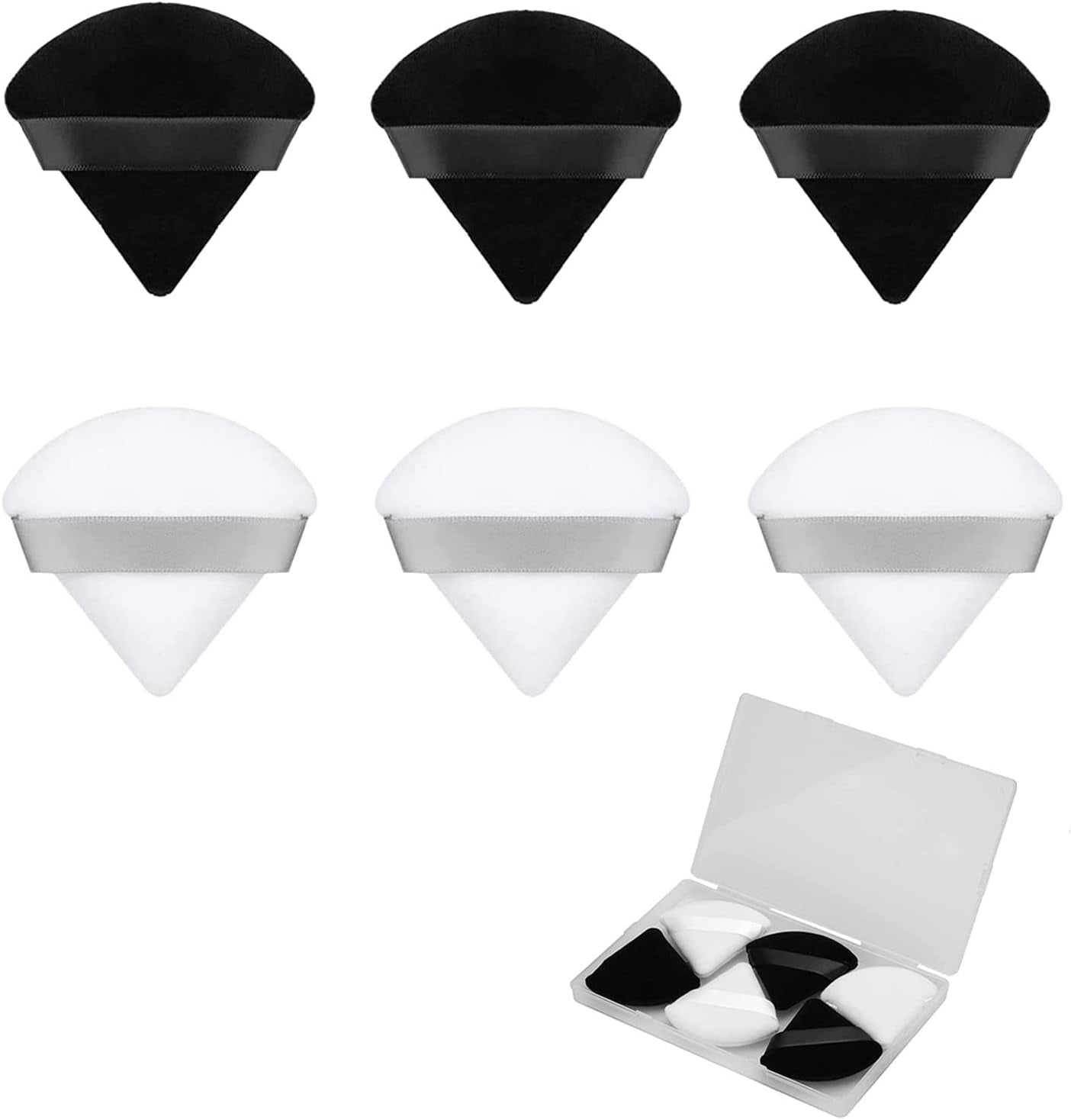 6 Pcs Powder Puff, Powder Puff for Face, Face Makeup Powder Puffs, 7cm ...