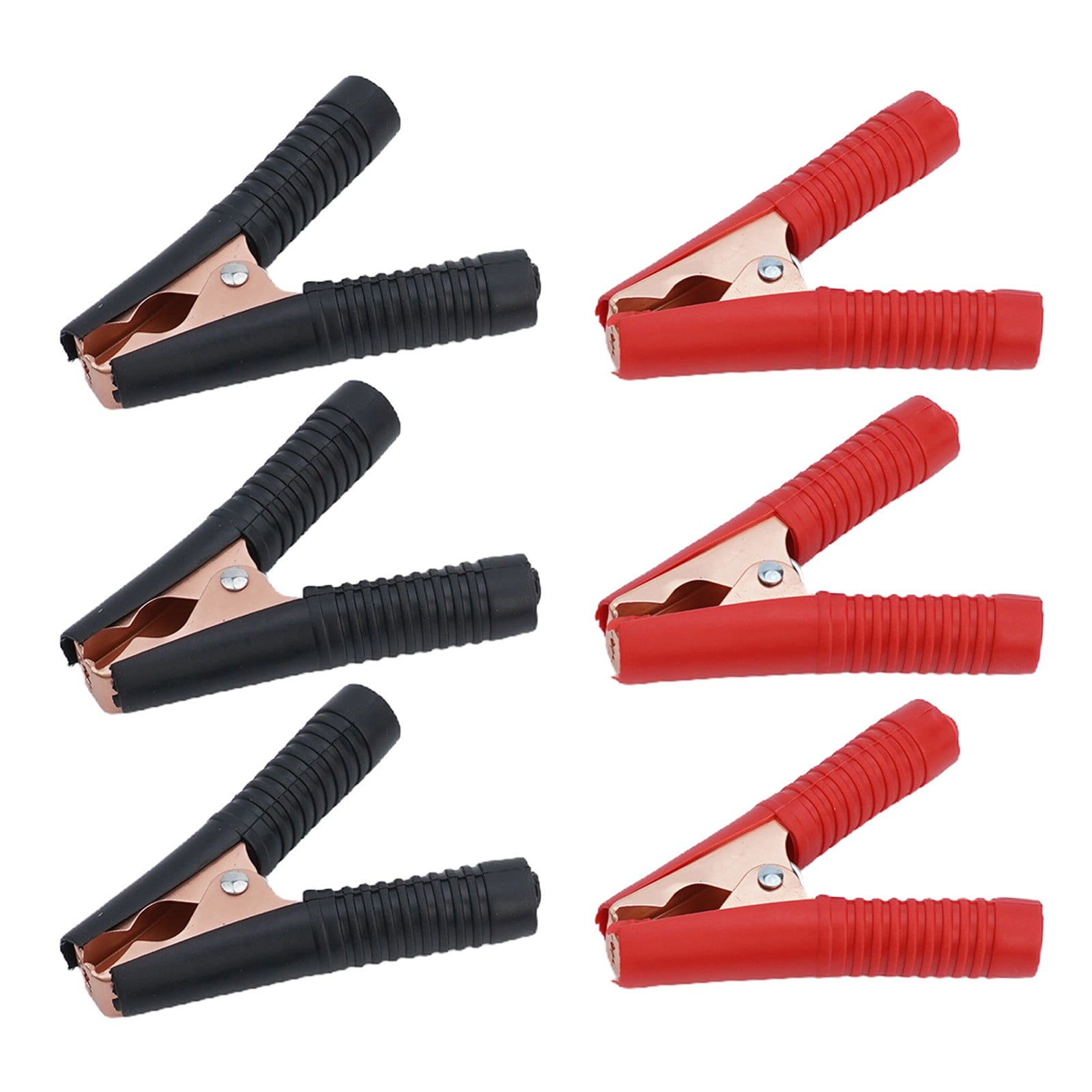 6 Pcs Power Replacement Jumper Cable Heavy Duty Car Battery Clamps ...
