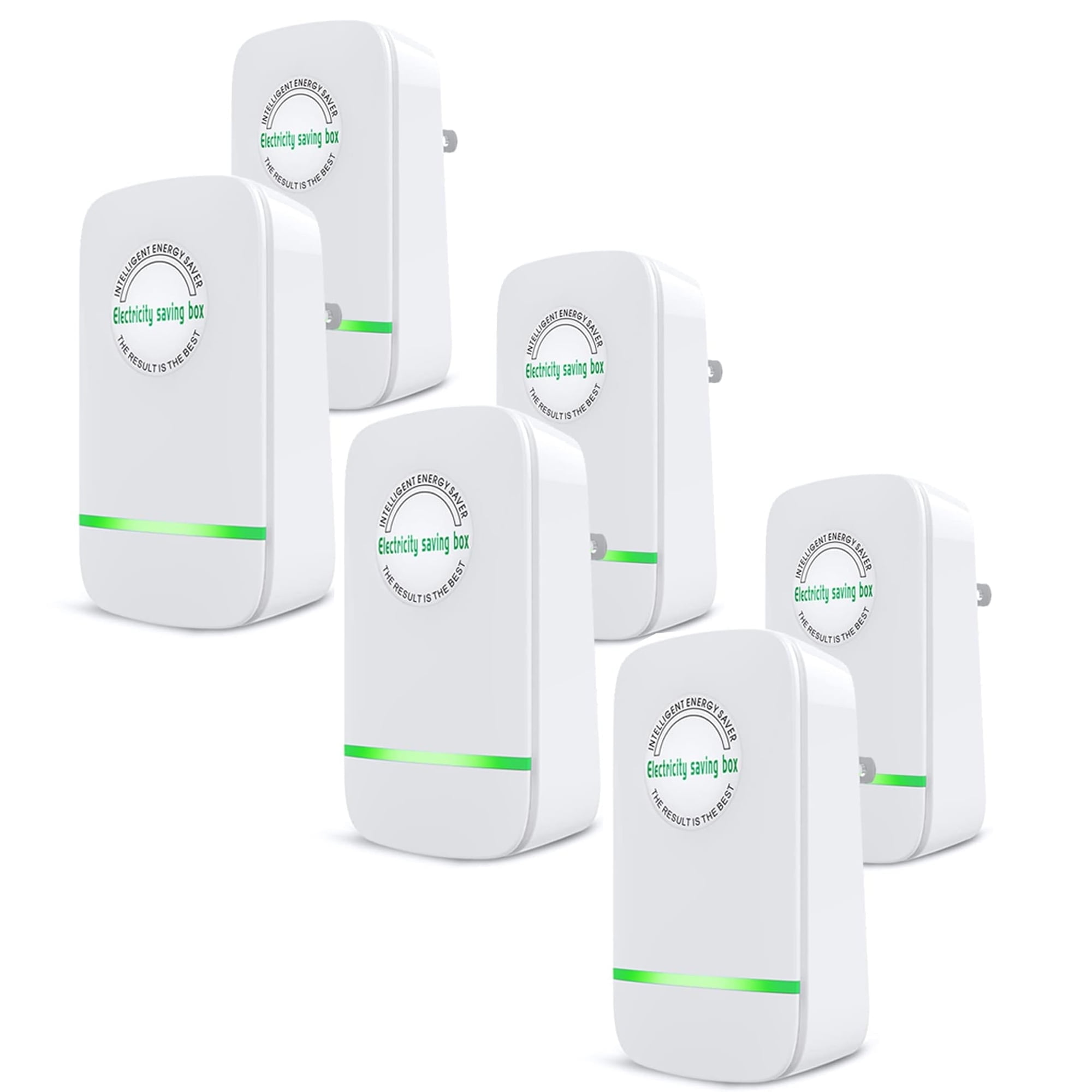 6 Pcs Power Saver, Energy Saving Device, Voltage Stabilizer, US Plug ...