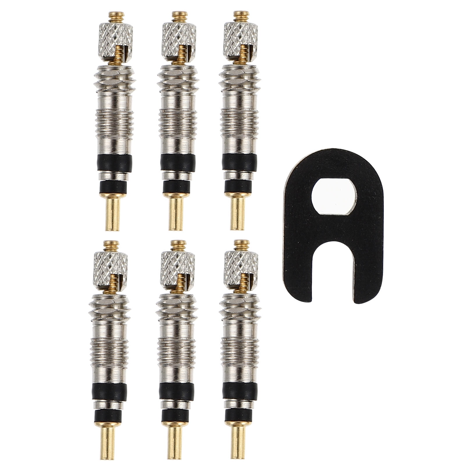 6 Pcs Presta Core Bicycles Remover Kit Valve Air Conditioning Removal ...