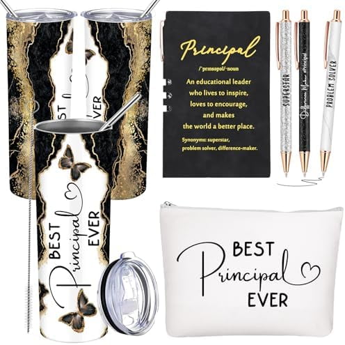 6 Pcs Principal Appreciation Gift Set for Women Men National Principals ...