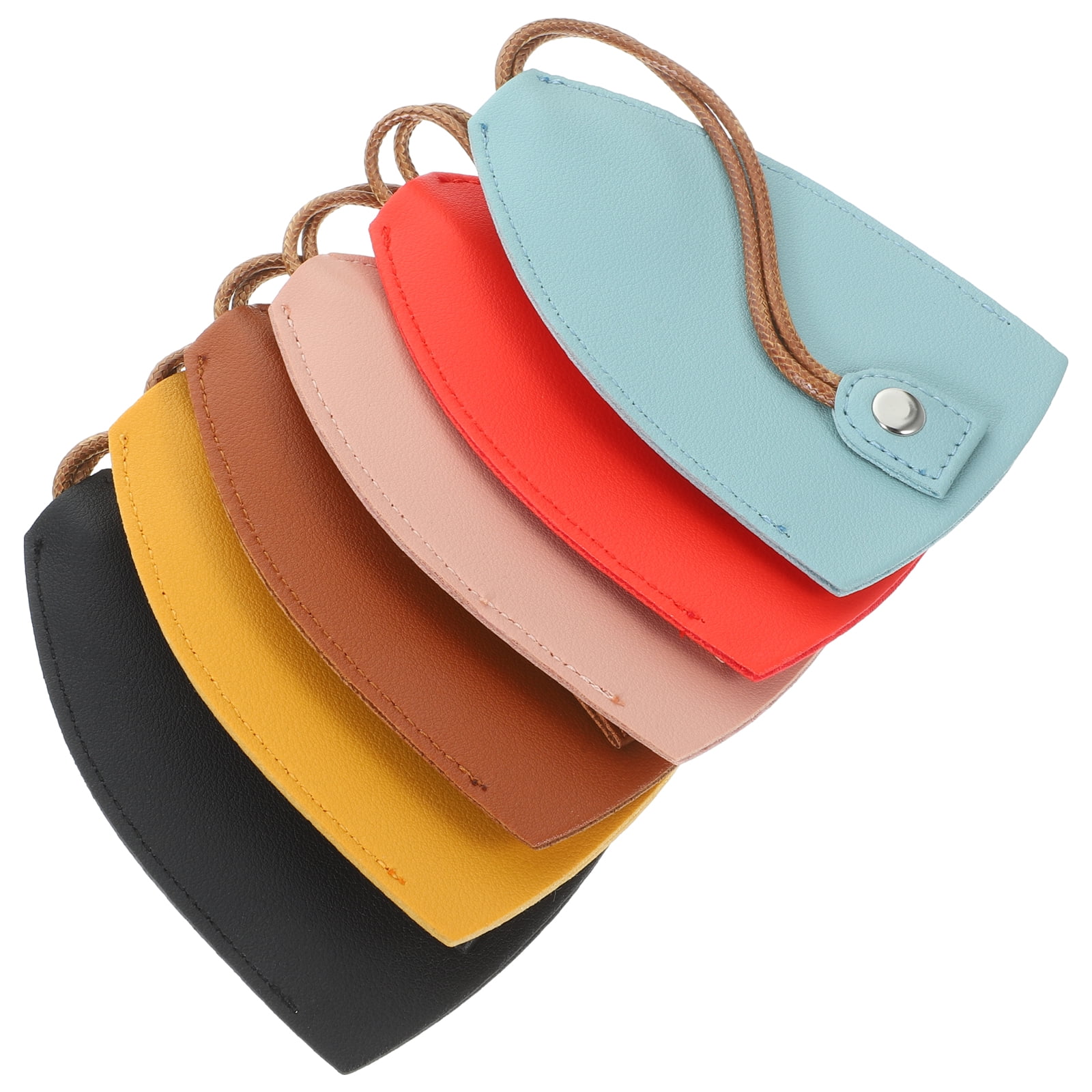 6 Pcs Pull-out Key Case Pouch Bag Fob Protector House Covers Car ...