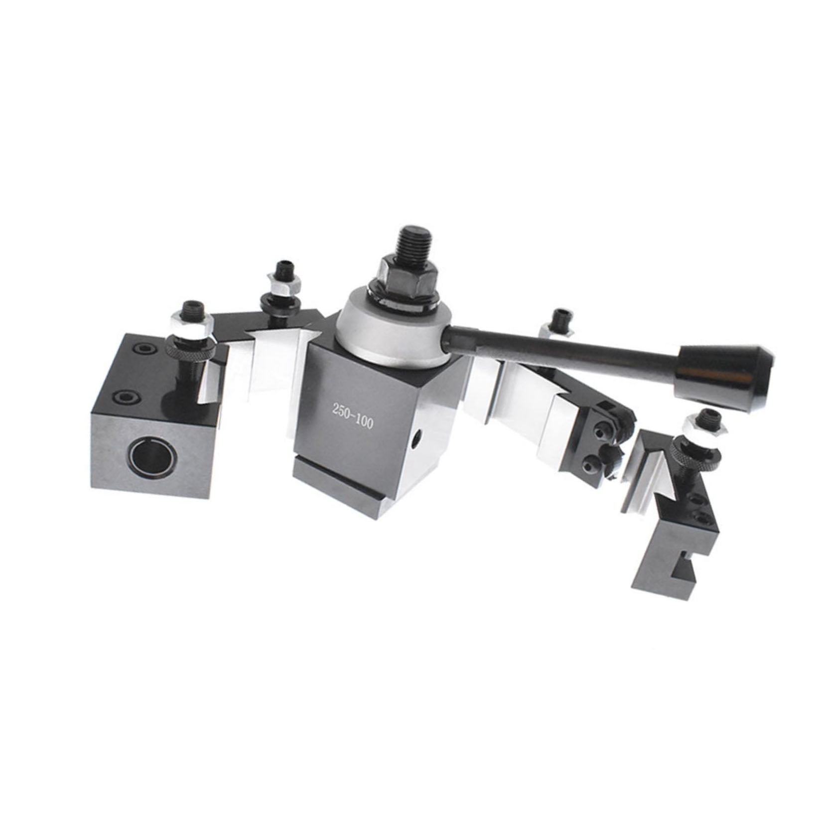 6 Pcs Quick Change Tool Post Set for Lathe Swing 6'' - 12'' Piston Type ...