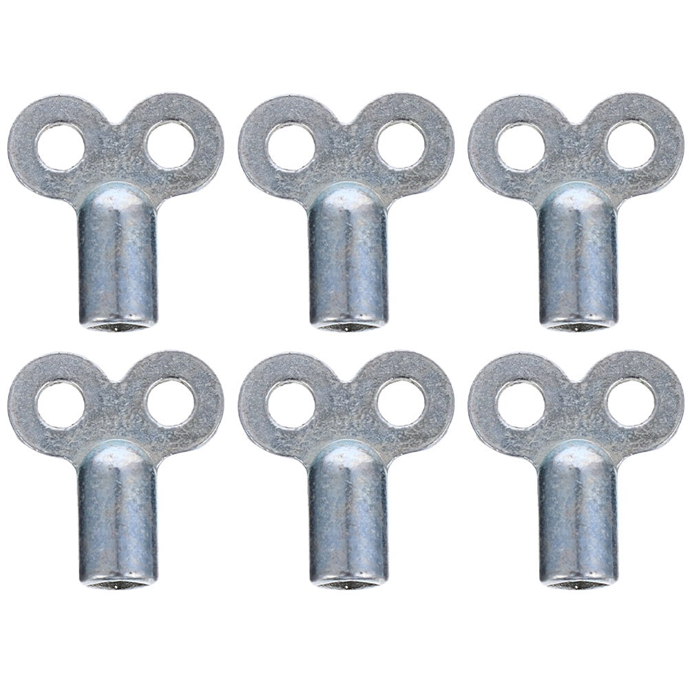6 Pcs Radiator Air Vent Key Square Hole Flush Portable Heater - Walmart ...