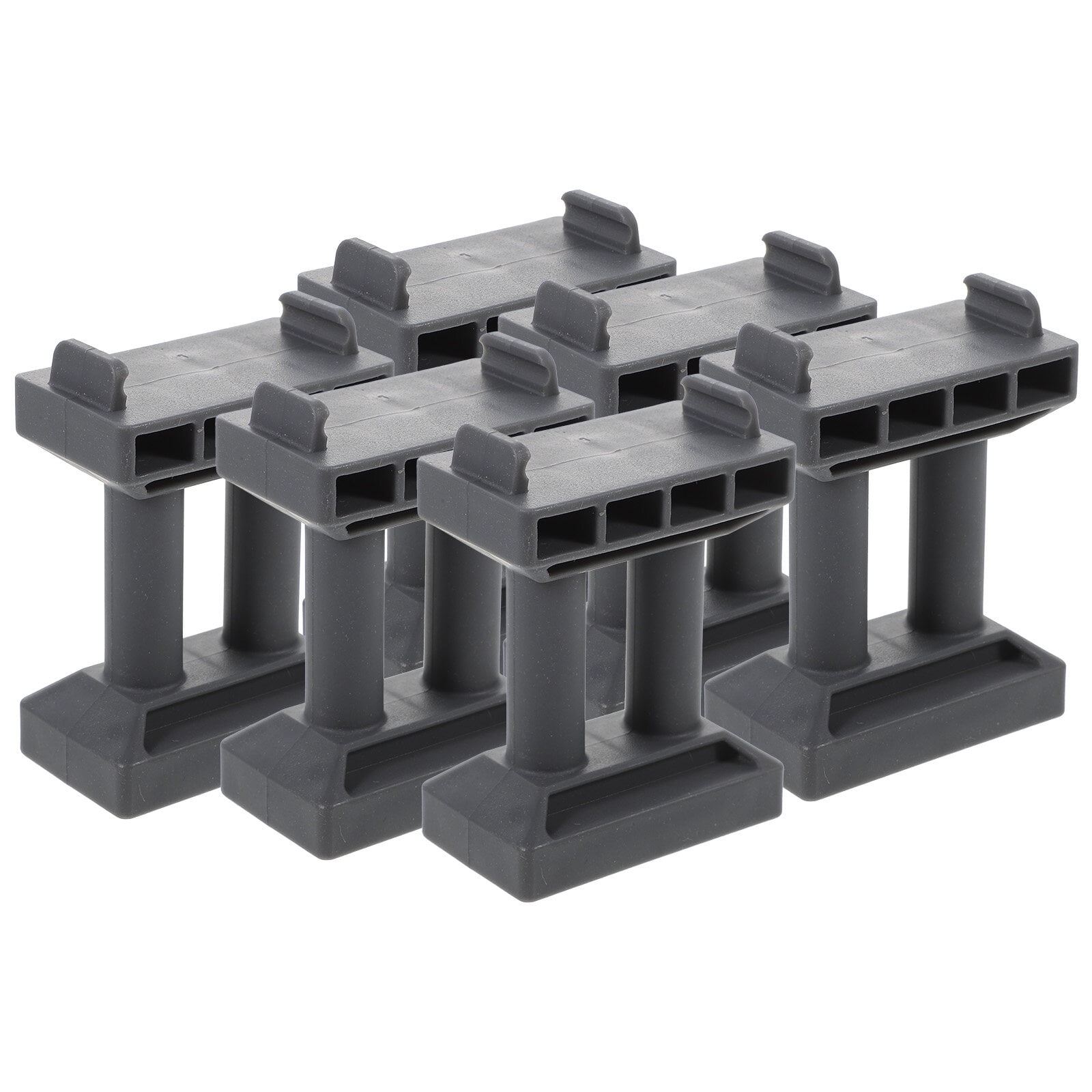 6 Pcs Rail Pier Accessories Train Bridge Piers Tracks Toy Child Grey ...