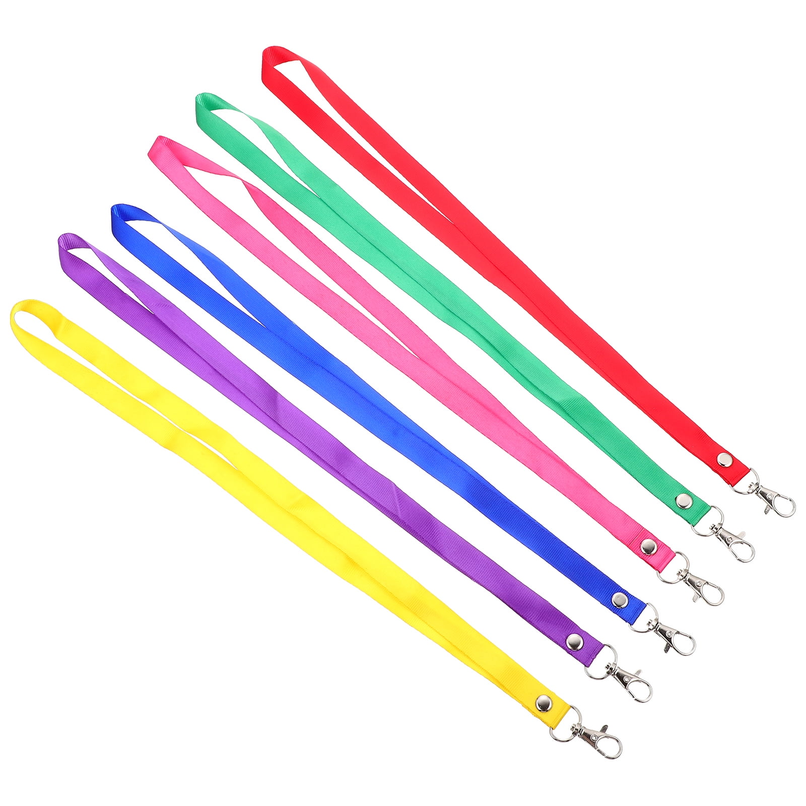 6 Pcs Reels Name Badges Ribbon Gift Lanyard Work 49.00X2.50X0.50CM ...