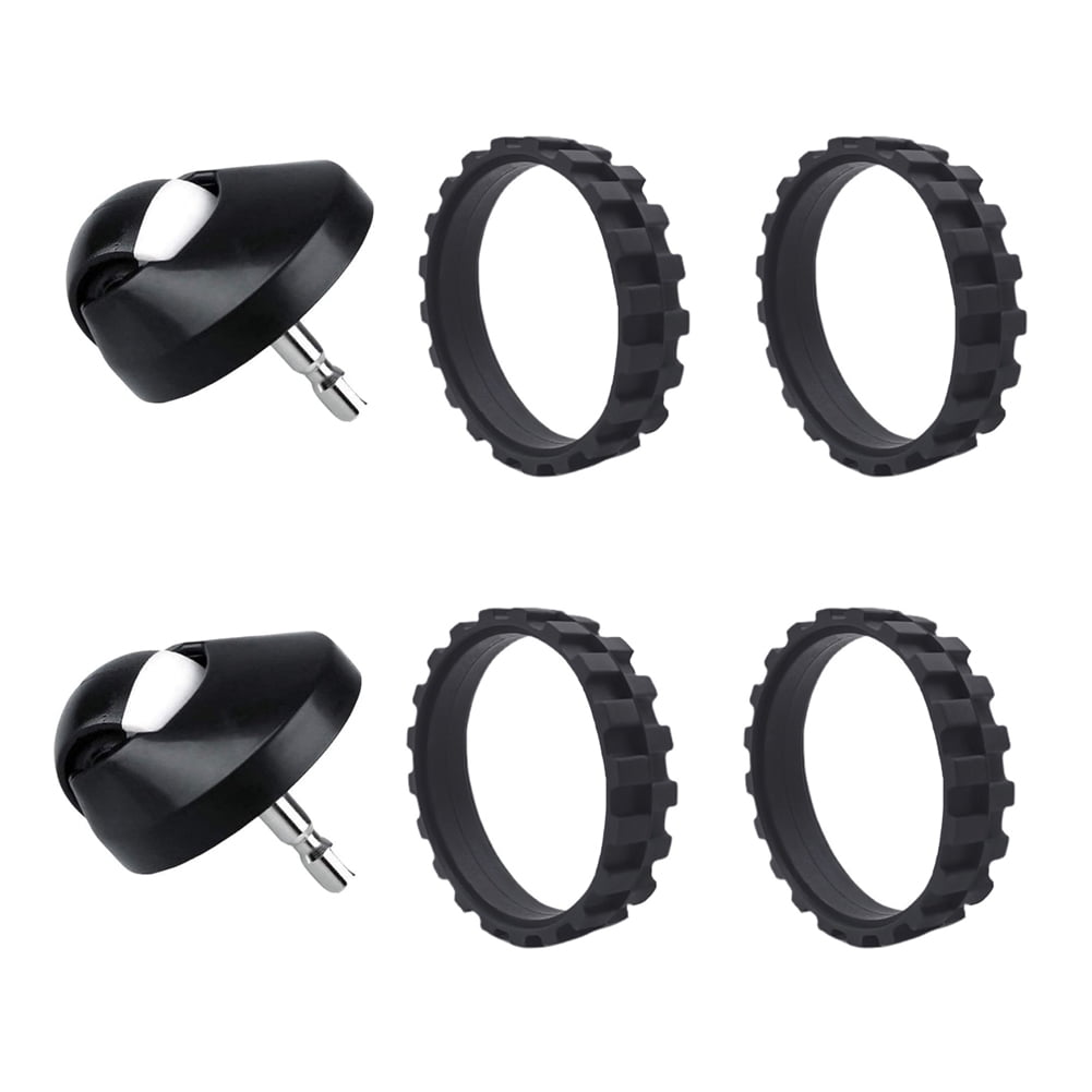 6 Pcs Replacement Front Caster Wheel Assembly and Wheel Tyres ...