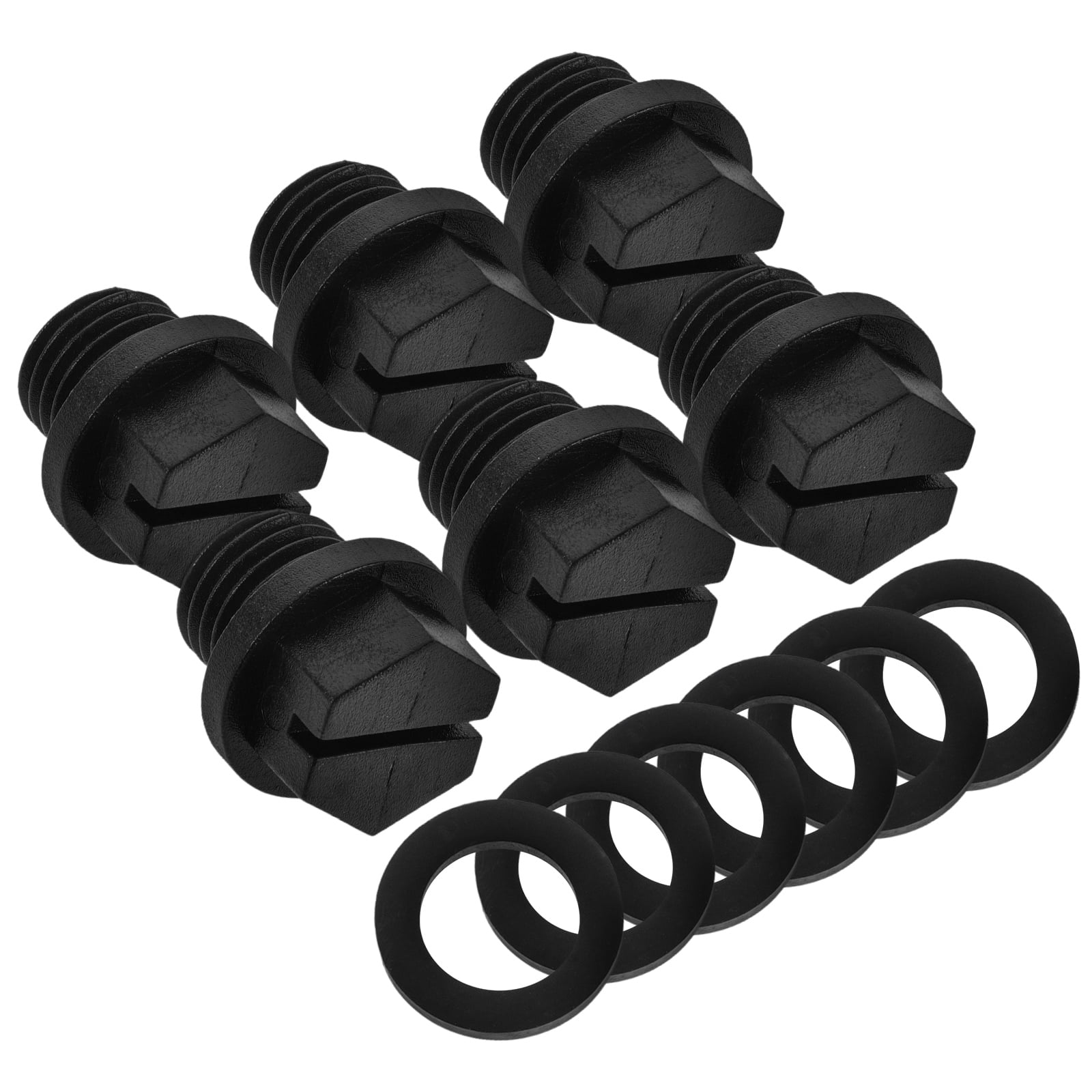6 Pcs Return Plug Drain Plugs Gaskets Pool Pump Parts Threaded ...
