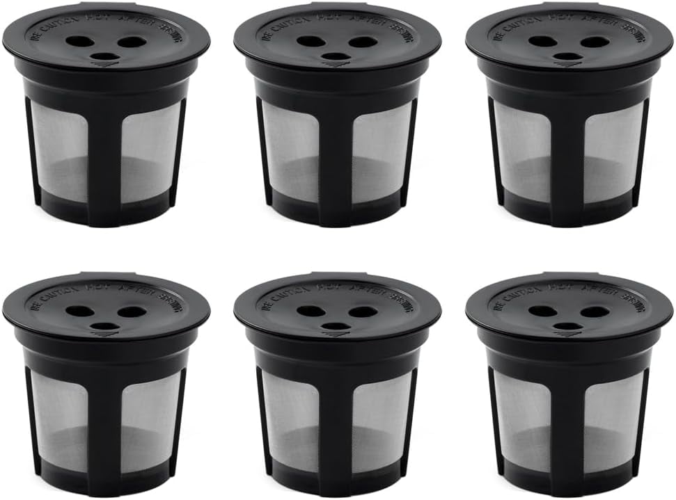 6 Pcs Reusable Coffee Pods,K Cup Coffee Pods Accessories Compatible ...