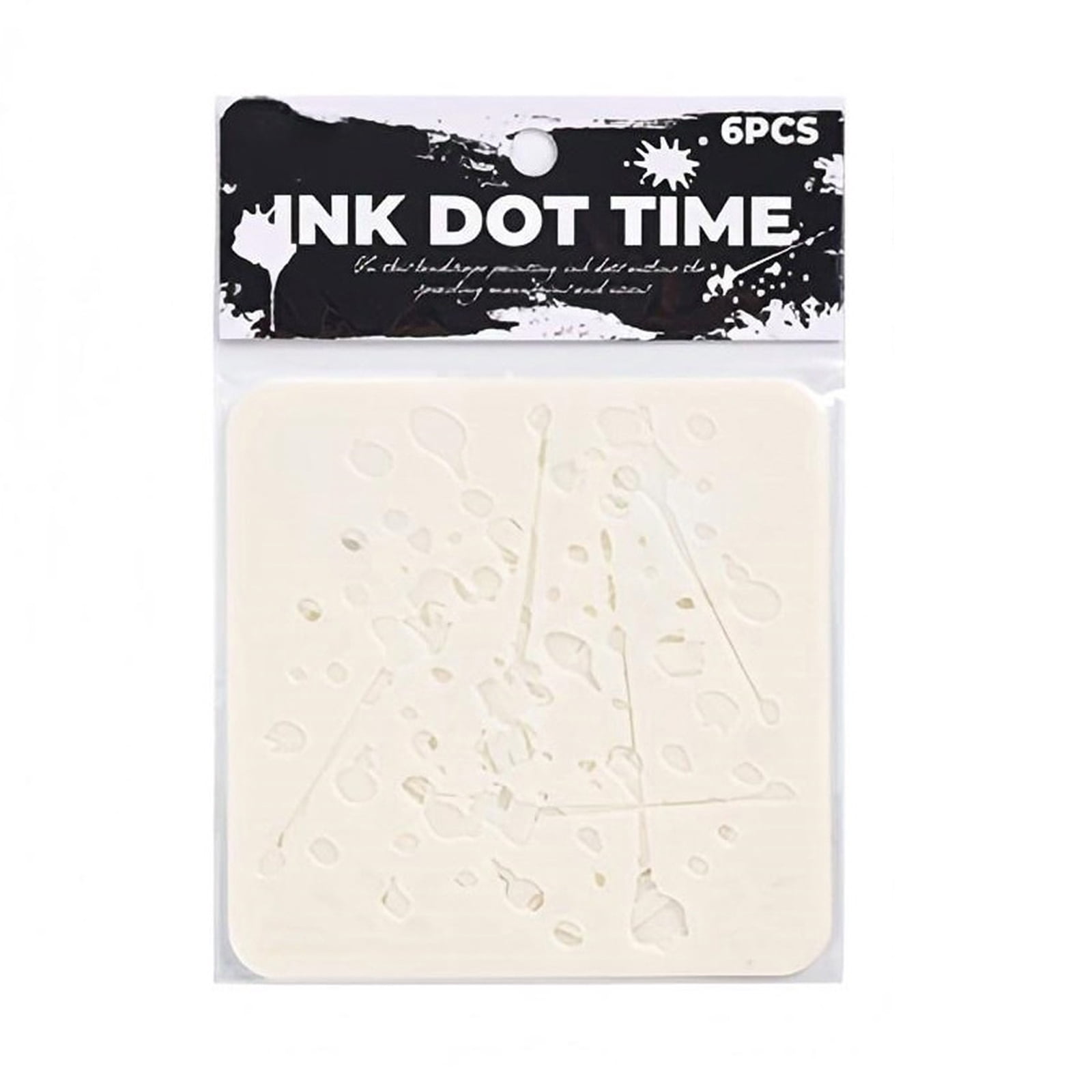 6 Pcs Reusable PET Stencils with Dot Designs for Art Classes, Kids ...