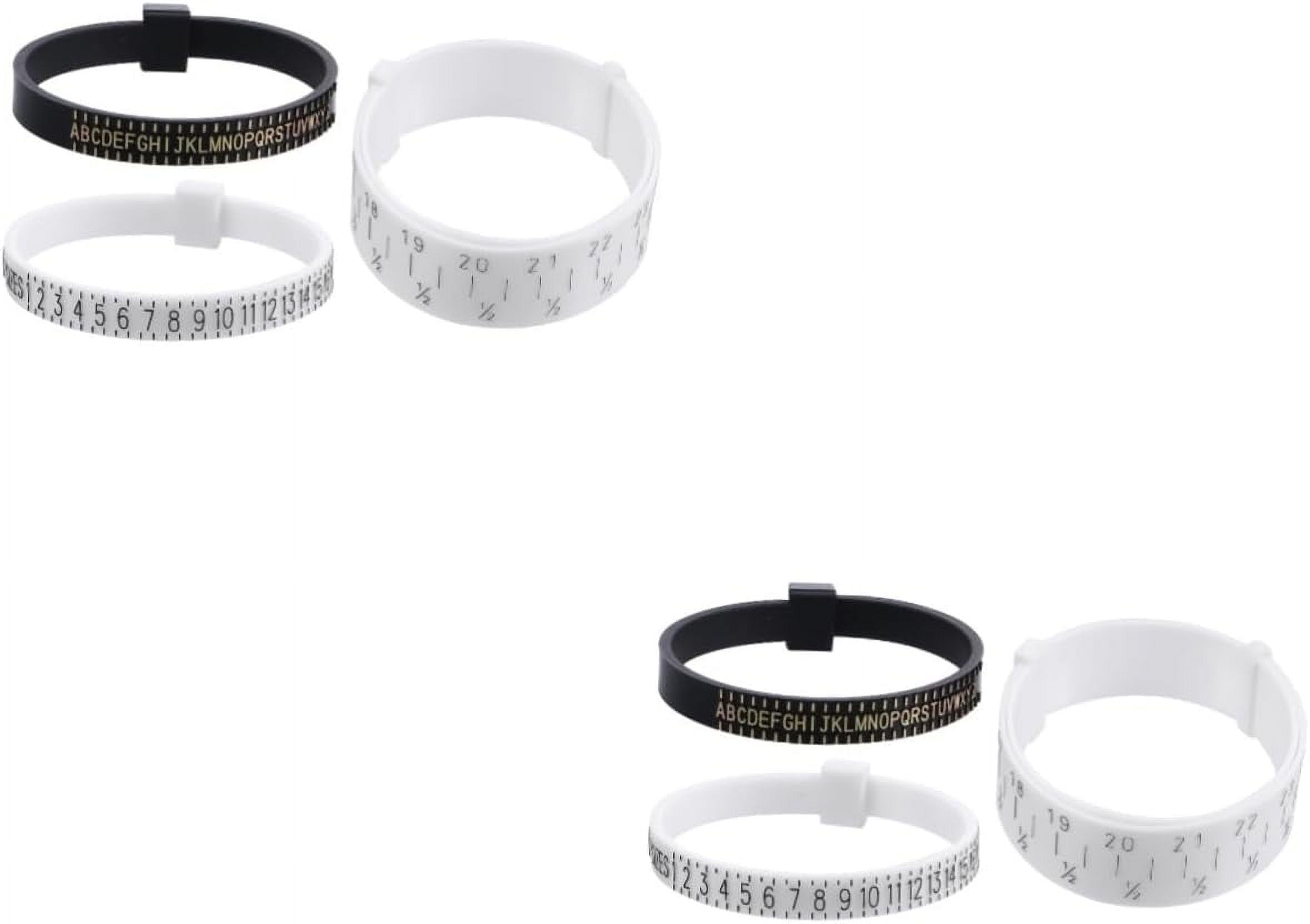 6 Pcs Ring Ruler Jewelry Rings Finger Sizer Measuring Tool Jewelry Tools Finger Sizer Ring ...