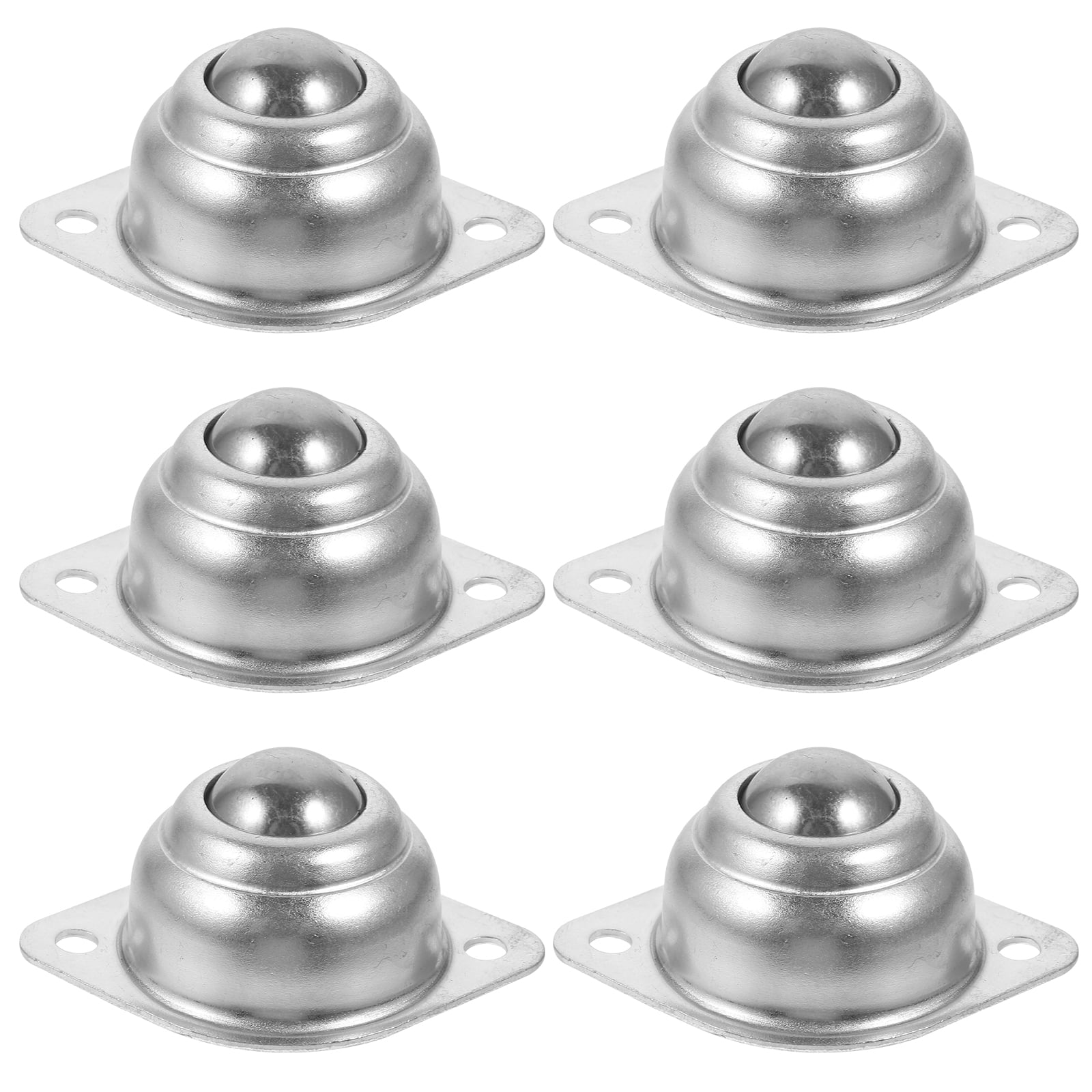 6 Pcs Roller Bearing Pulley System Cable Machine Wheel Silver - Walmart.com