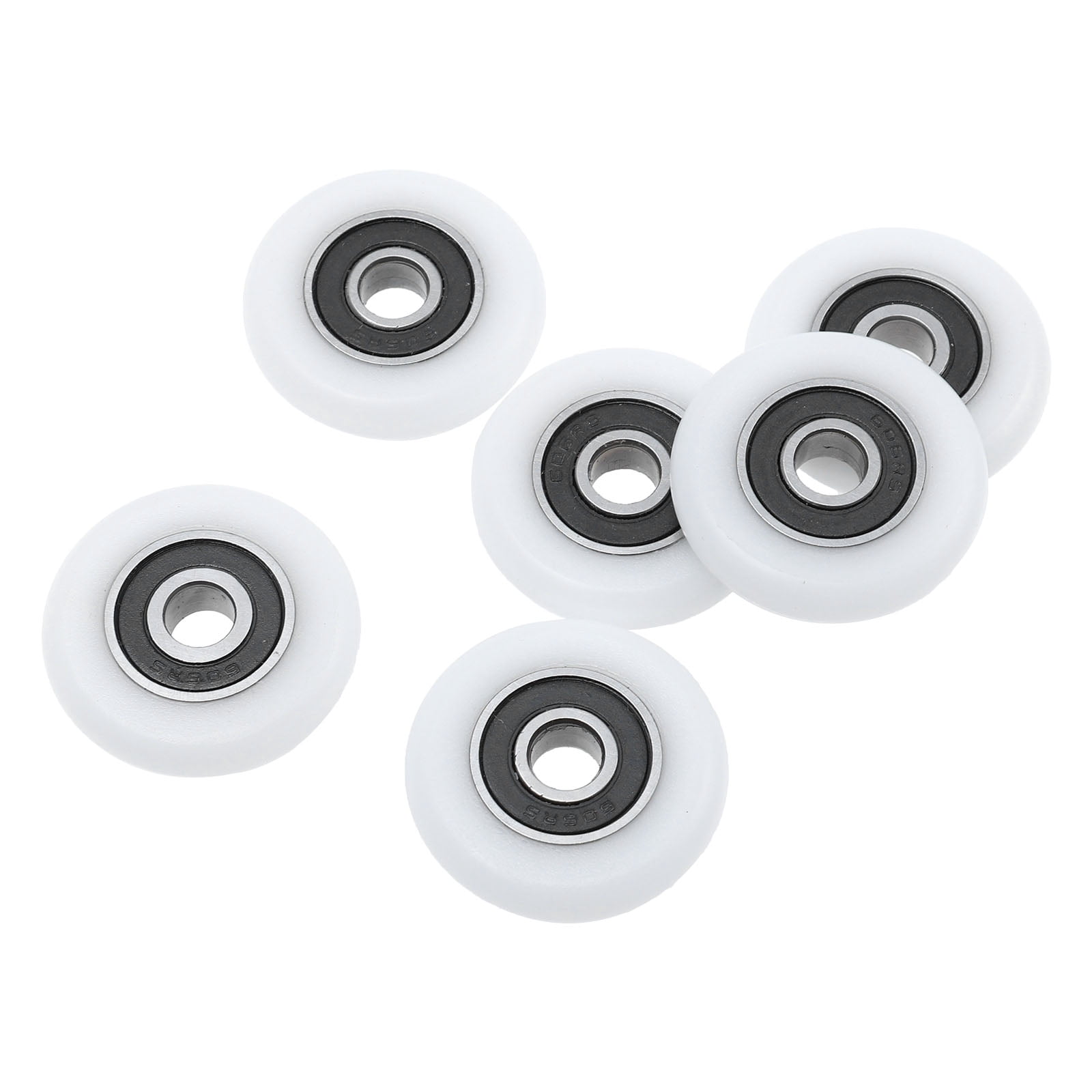 6 Pcs Rollers Shower Room Pulley Sliding Door Wheels Casters for Easy ...