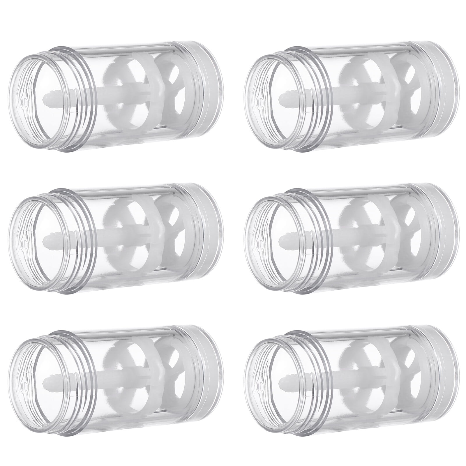 6 Pcs Rotating Deodorant Bottle Lip Balm Containers Round Deodorant ...