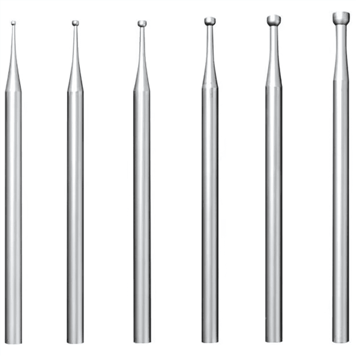 6 Pcs Round Cup Burr - 3/32Inch Shank Jewelry Making Burs Wire Rounder ...