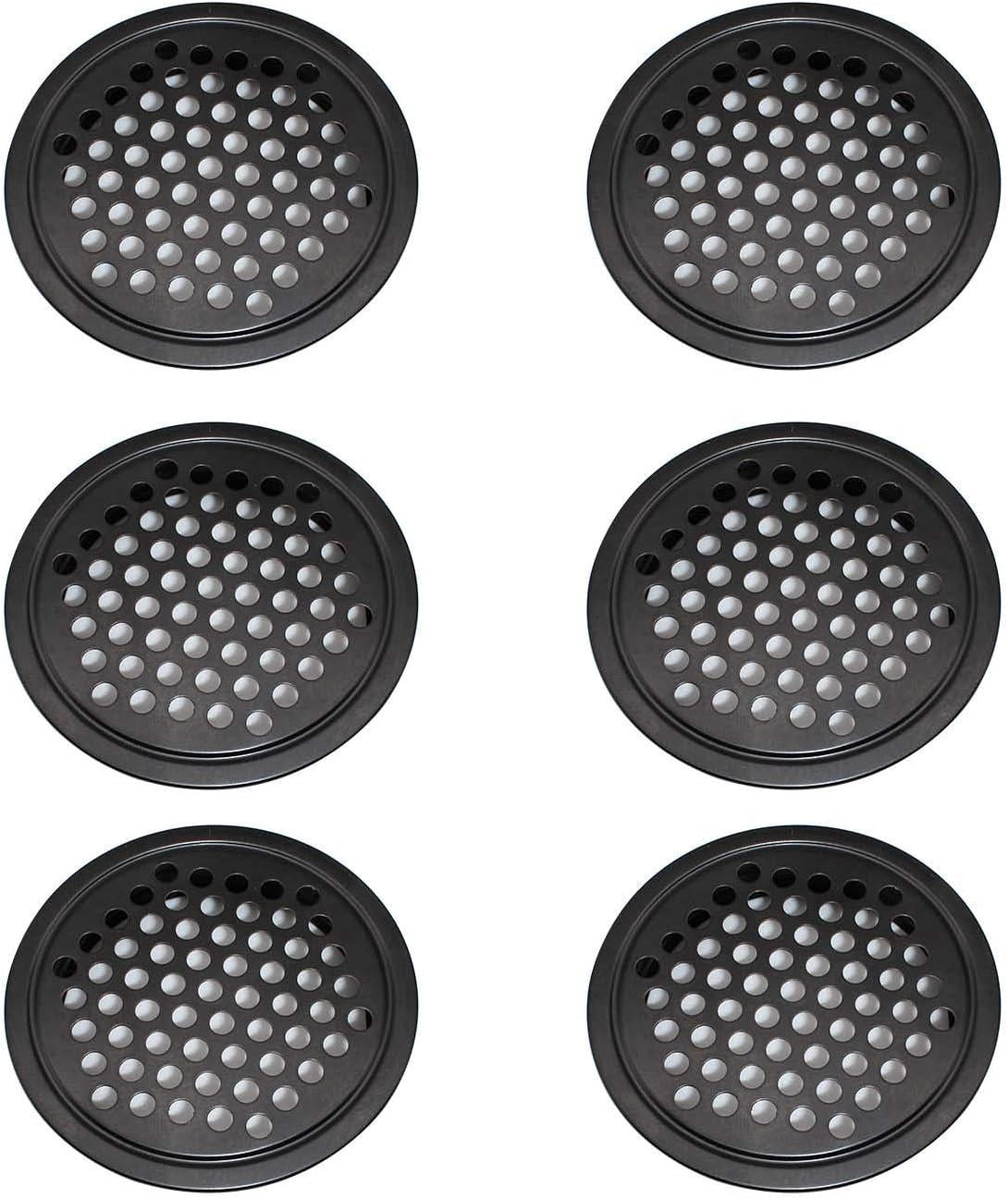 6 Pcs Round Ventilation Grilles Vent Mesh Wardrobe Vents- 60mm Air Vent ...