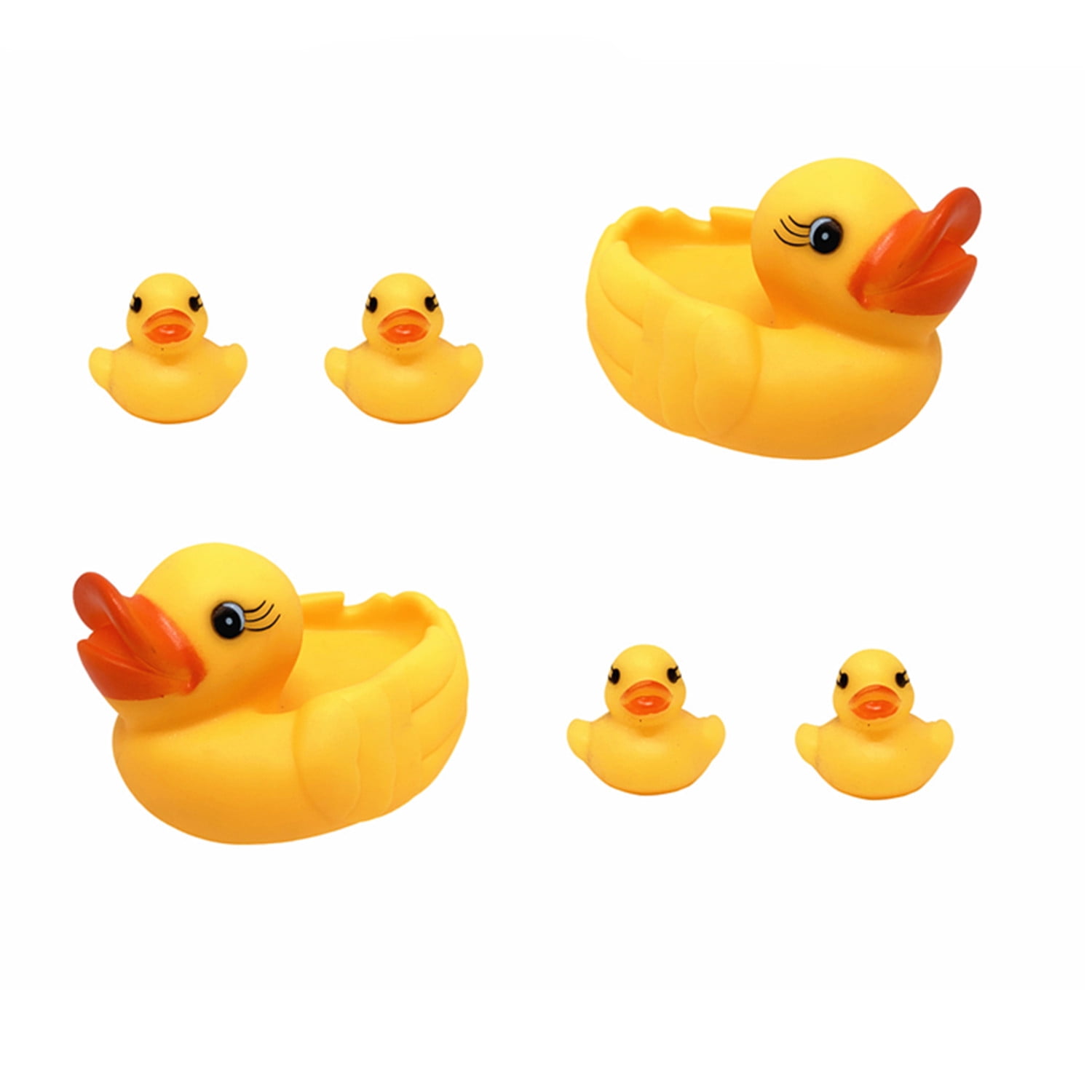 6 Pcs Rubber Ducky, Floating Duck for Baby Bath Toy, Shower, Birthday ...