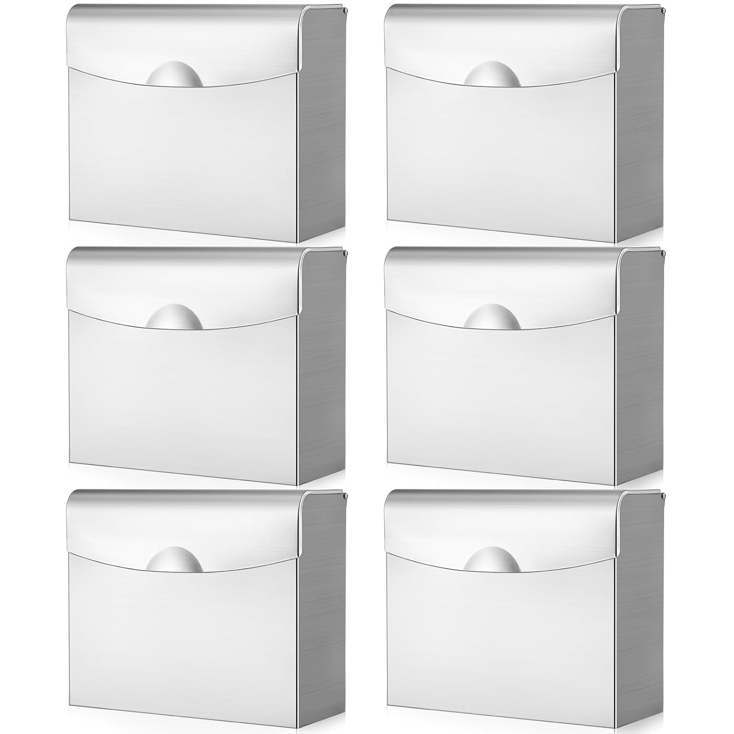 6 Pcs Sanitary Napkin Disposal Receptacle Stainless Steel Sanitary ...